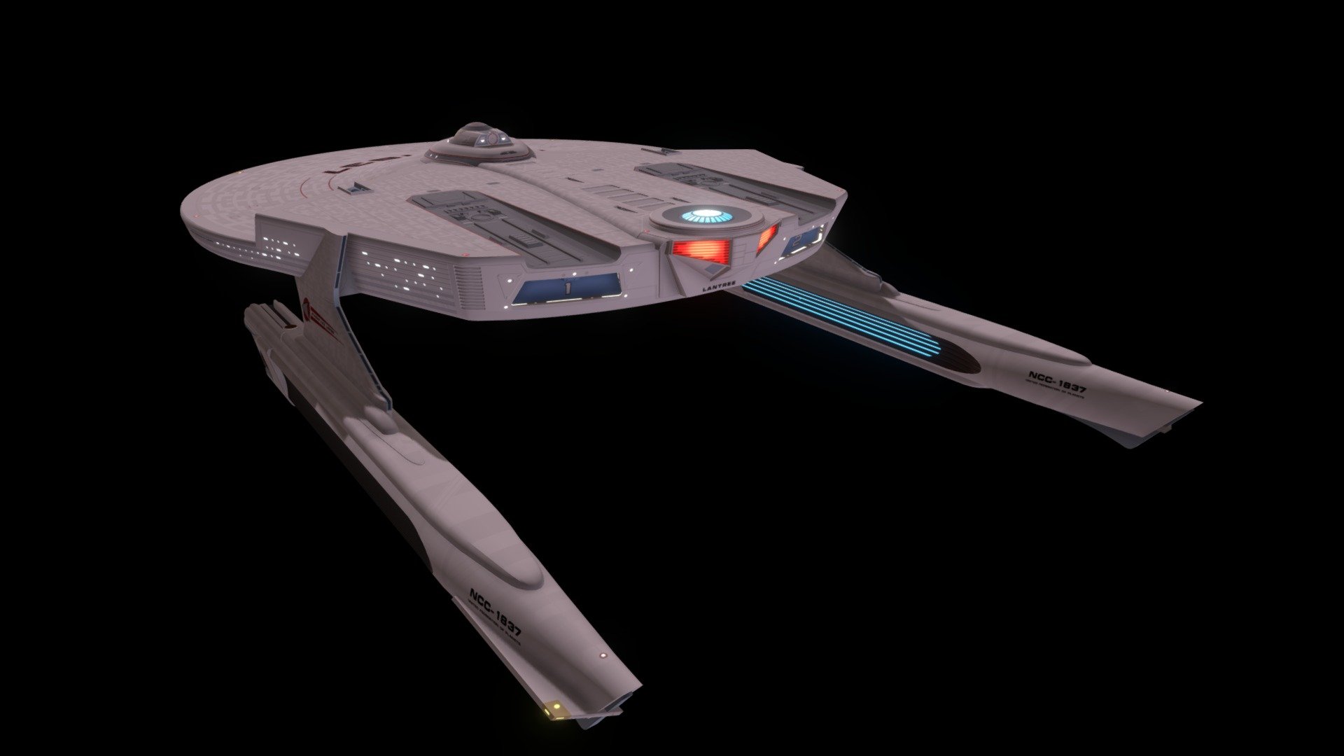 Miranda Class ( Miranda II Lantree Variant) - Download Free 3D model by ...