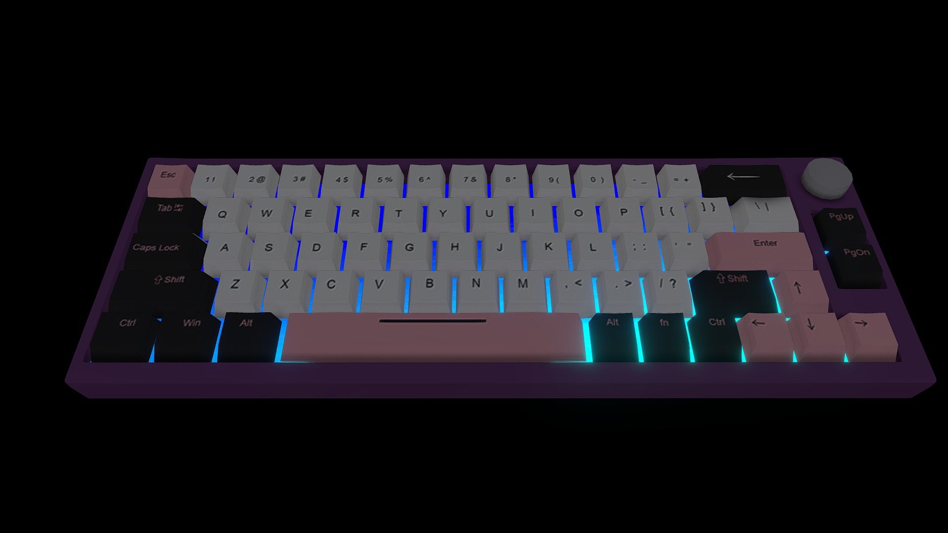 Mechanical Keyboard - Download Free 3D model by Jalia (@Jalia.A ...