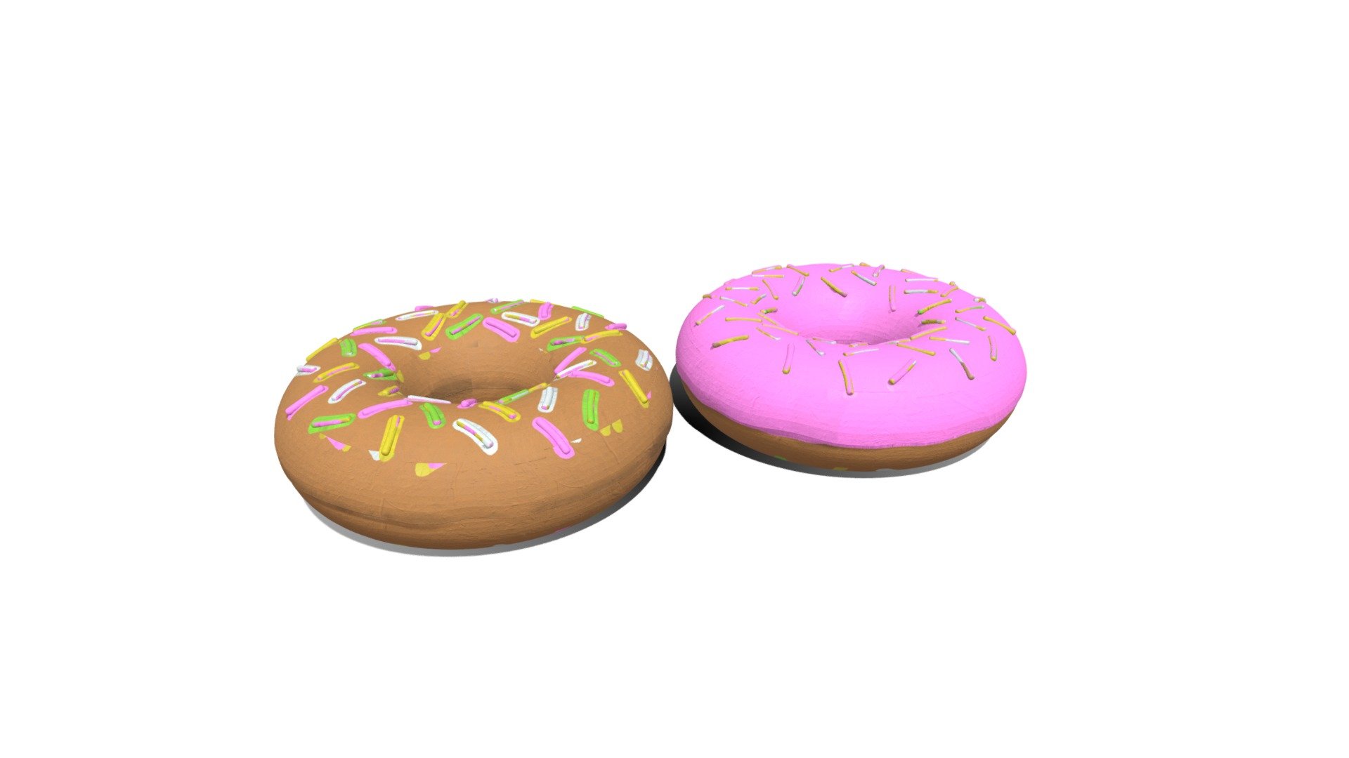 Mo Donuts Mo 13 3d Model By Mohamedhussien [00a9c5c] Sketchfab
