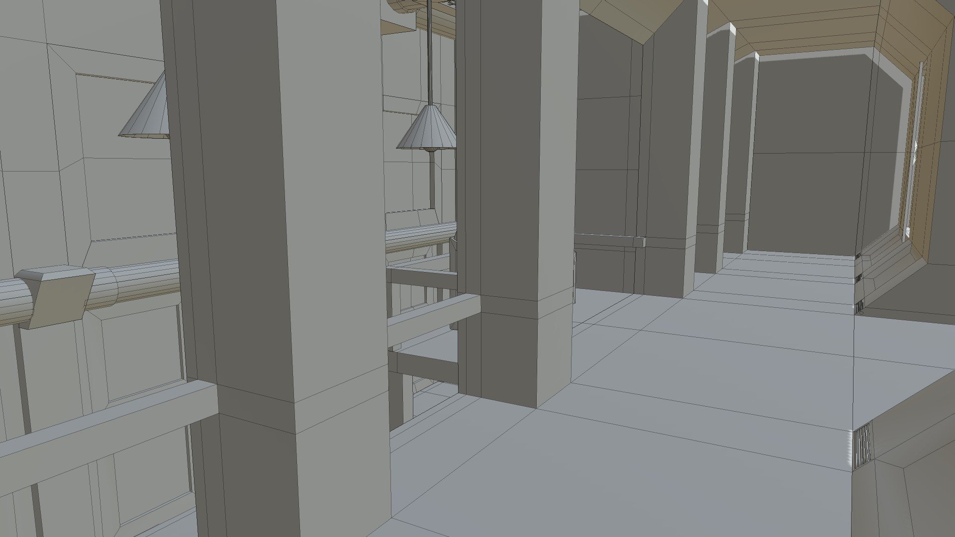 Hallway V1 - 3D model by Wildworm [00aa938] - Sketchfab