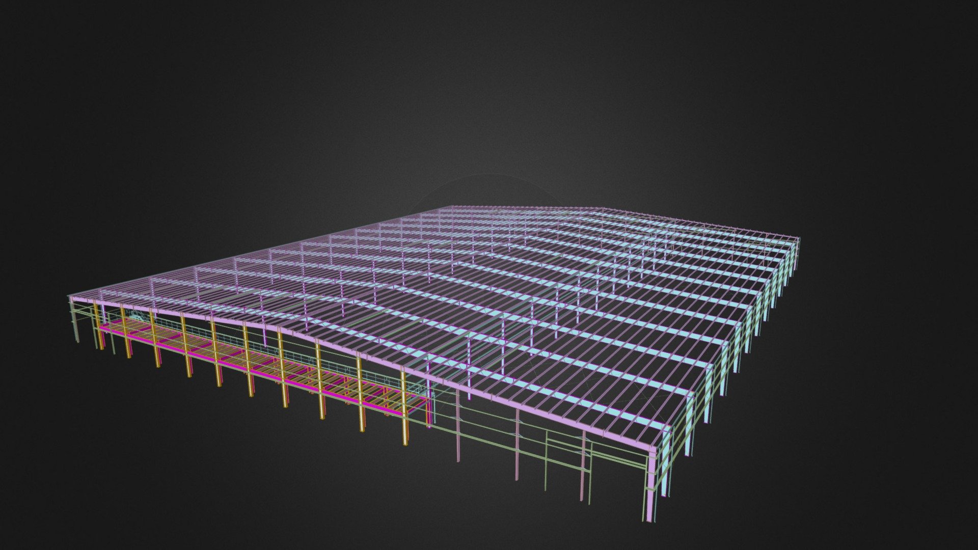 Project 3 - Steel Structure Shed - 3D model by Arslan Khan (@arslankhan ...
