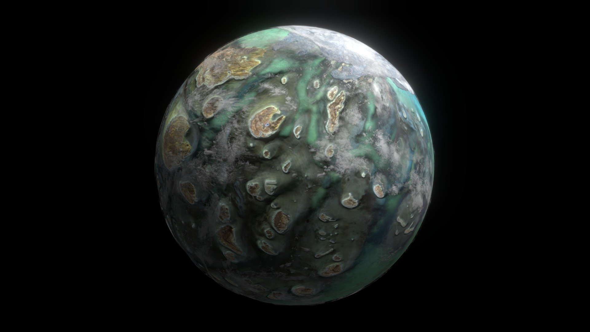 PBR Liquid Planet 5 - 8K Textures - Buy Royalty Free 3D model by ...