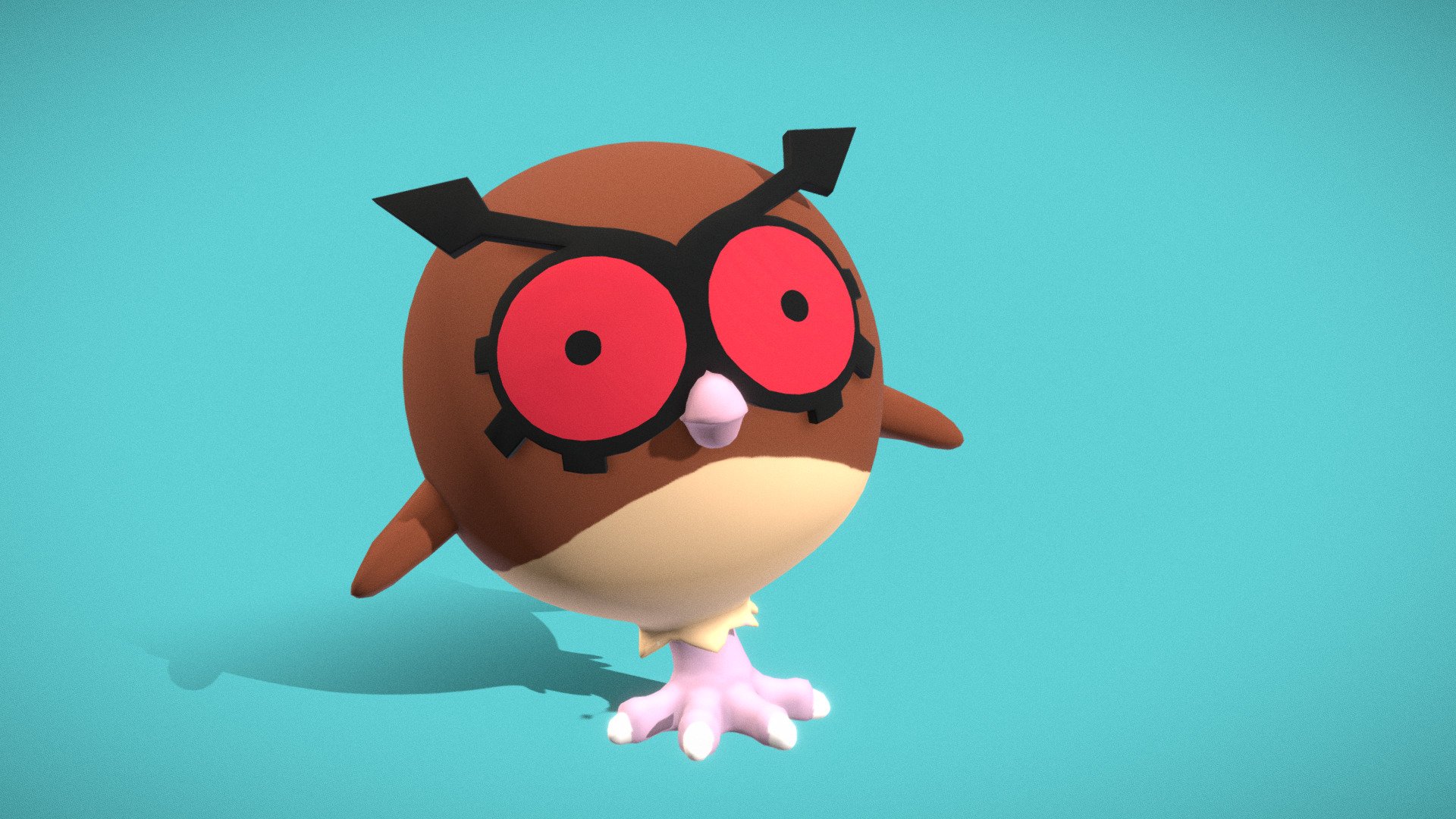 Hoothoot - 3D model by amunozs (@adrian.sierra92) [00ae9be] - Sketchfab