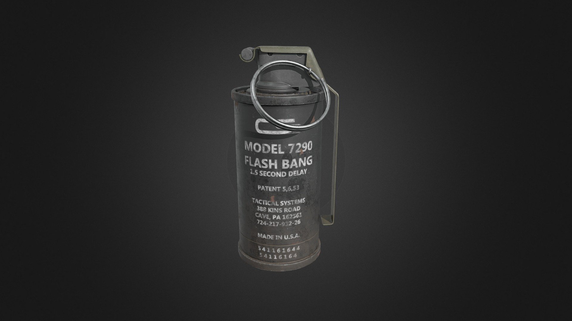 Flashbang - 3D model by Raja Roy (@rajaroy) [00b1297] - Sketchfab