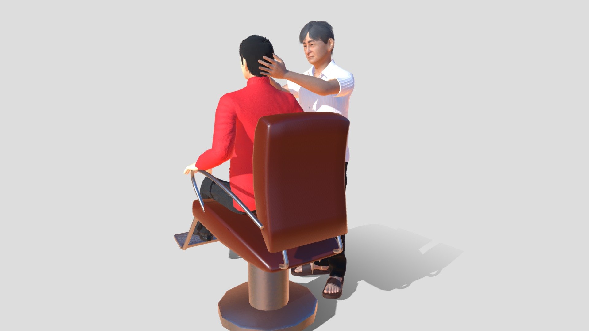 Street Barber - 3D model by STB-TC [00b1619] - Sketchfab