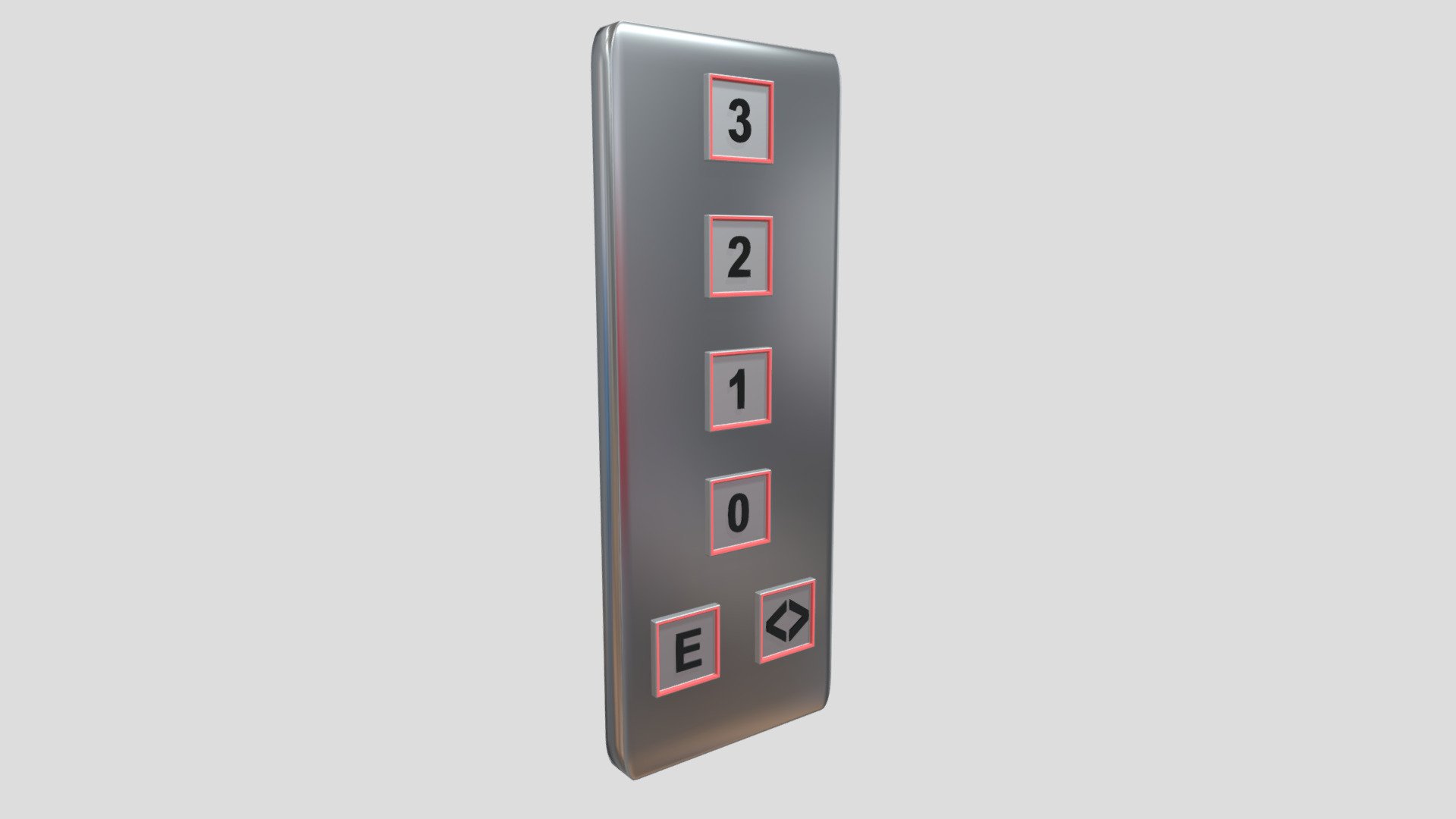 Elevator Control Panel - Download Free 3D model by dev.mansaf [00b34a3 ...