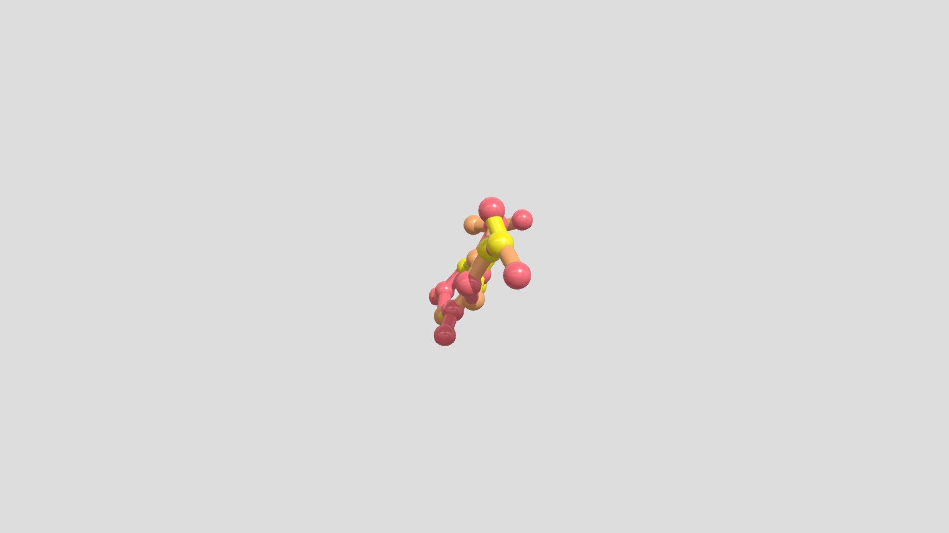 Structural model of penicillin molecule - 3D model by VR Concept ...