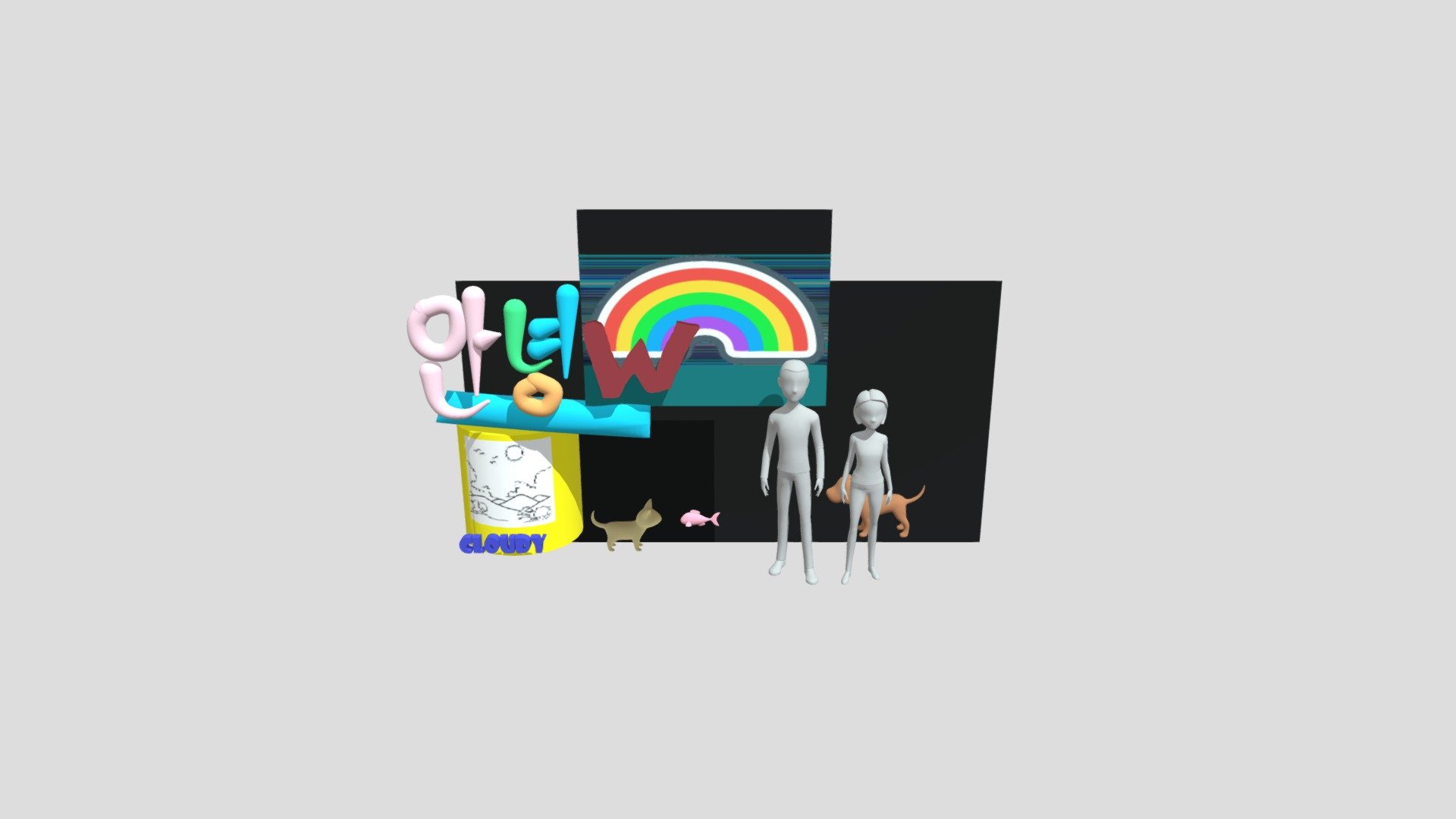 Hello - Download Free 3D model by WYudiawati [00b53f7] - Sketchfab