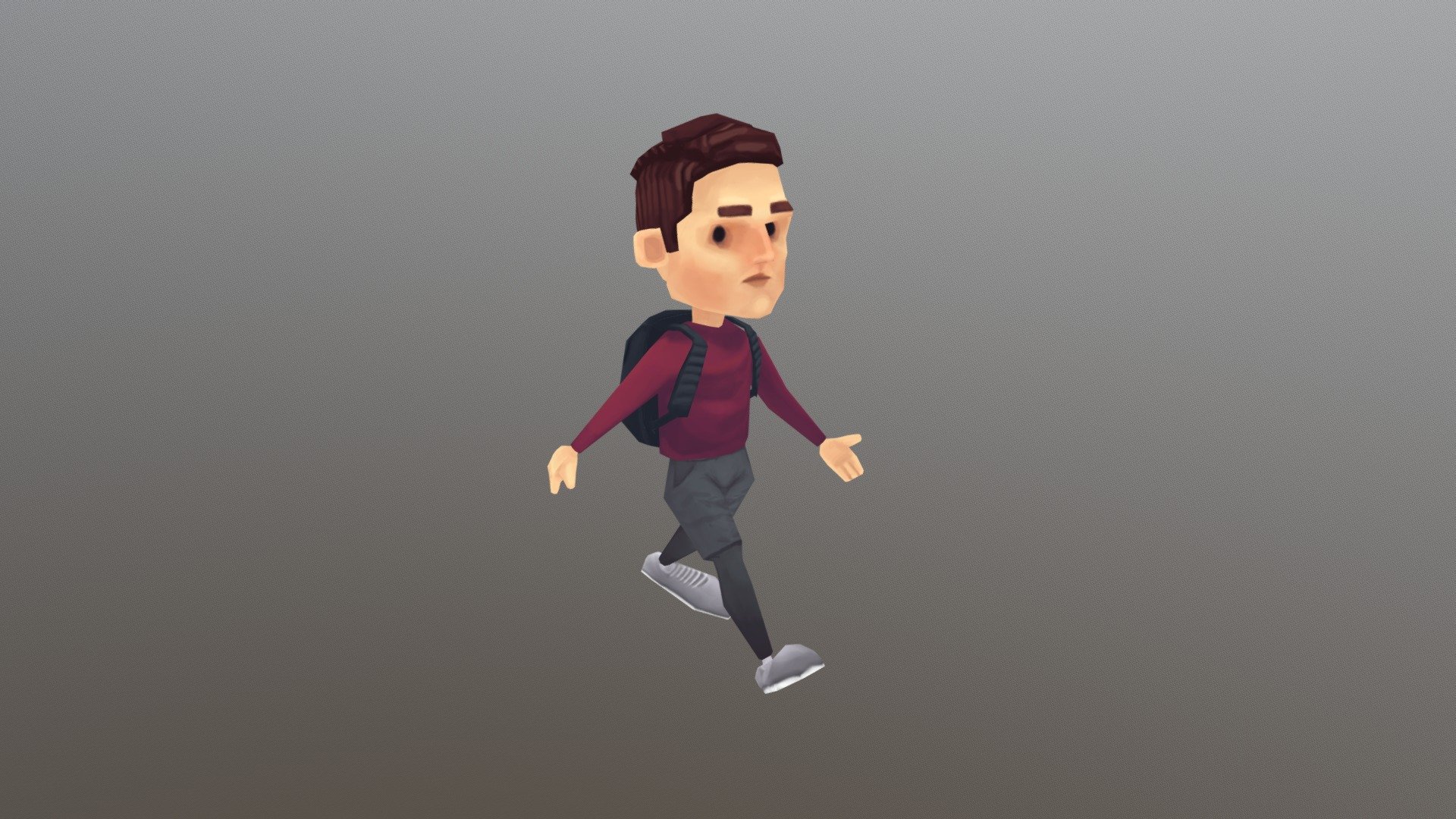 Boy Walk - 3D model by rogozhko1 [00b5649] - Sketchfab