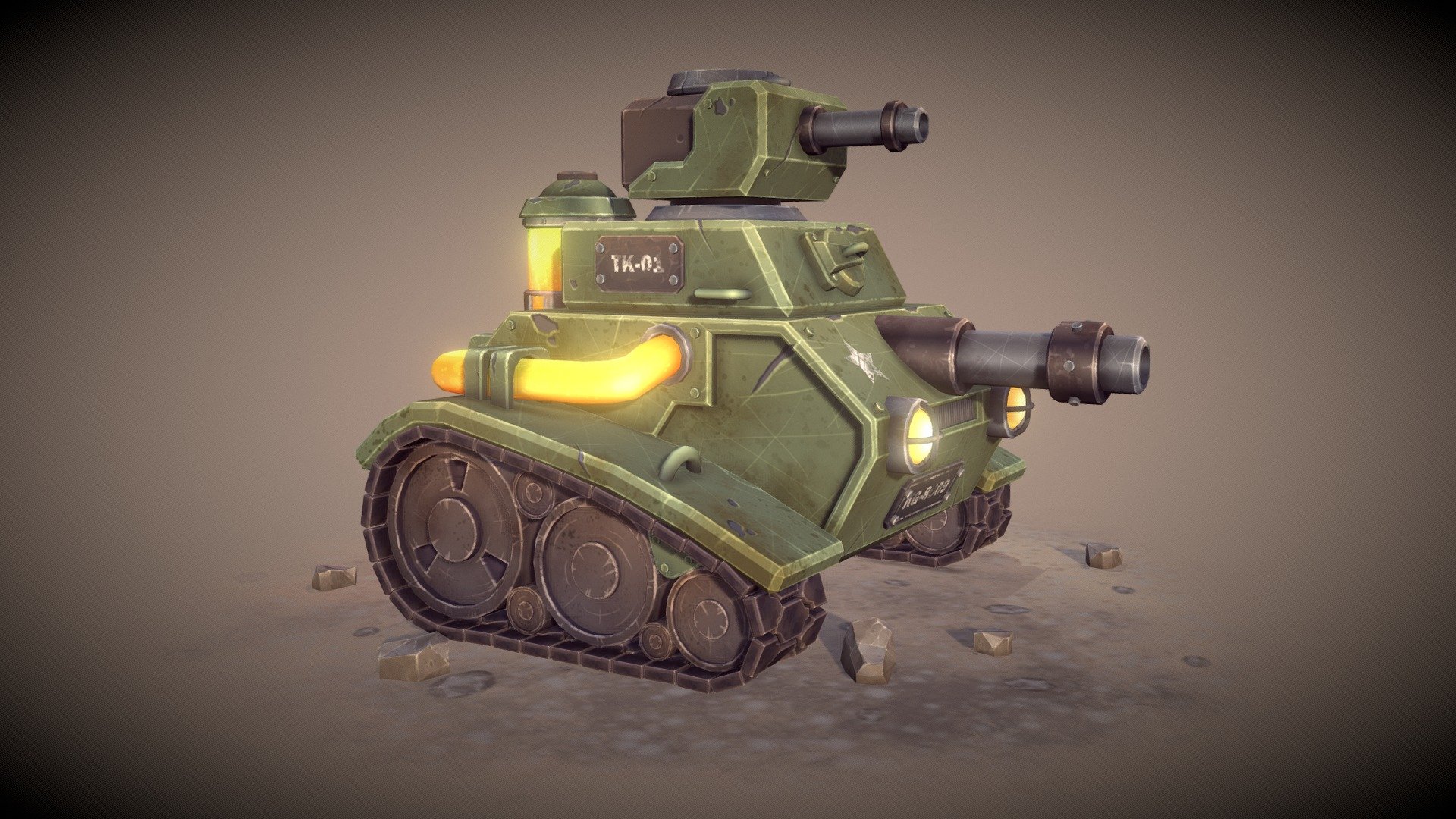 Tank - 3D model by LunatikKat [00b5895] - Sketchfab