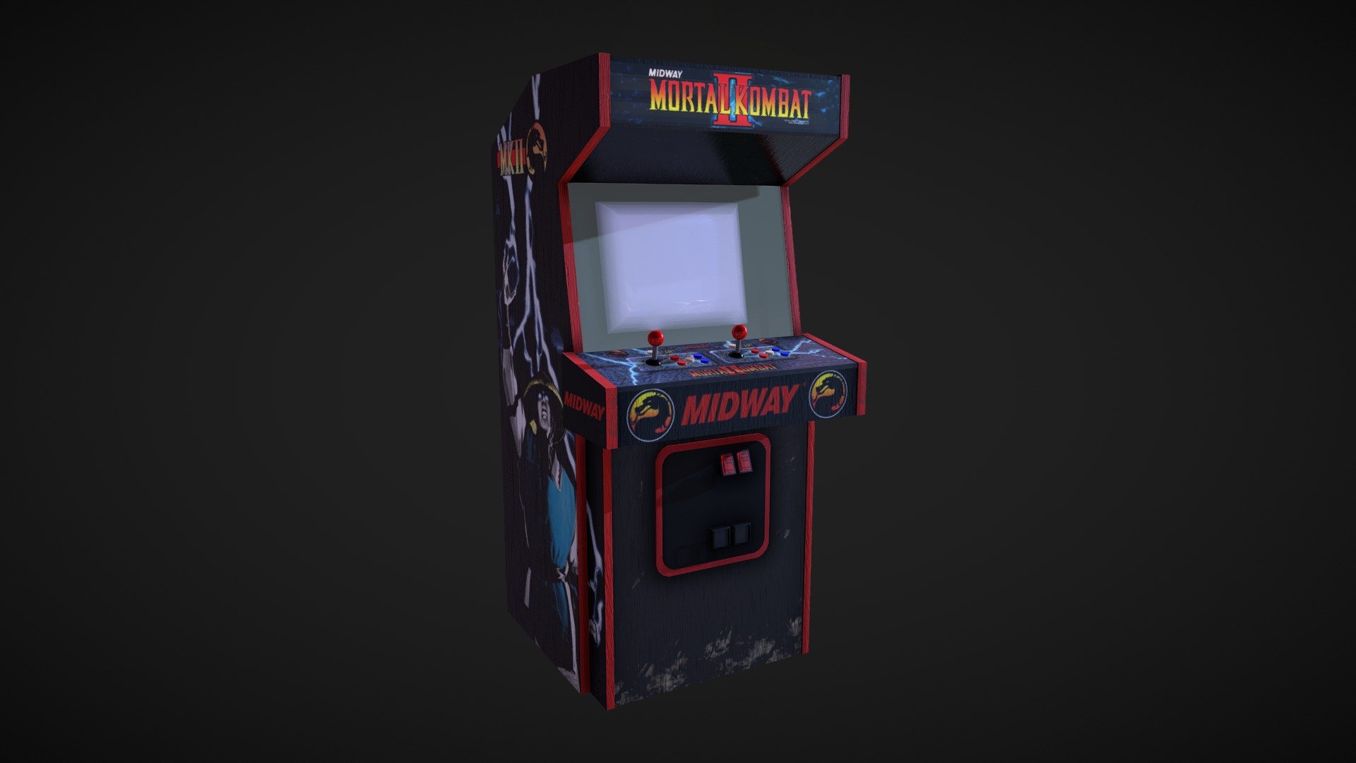 Arcade Machine - 3D model by TylerleaWicks [00b6235] - Sketchfab