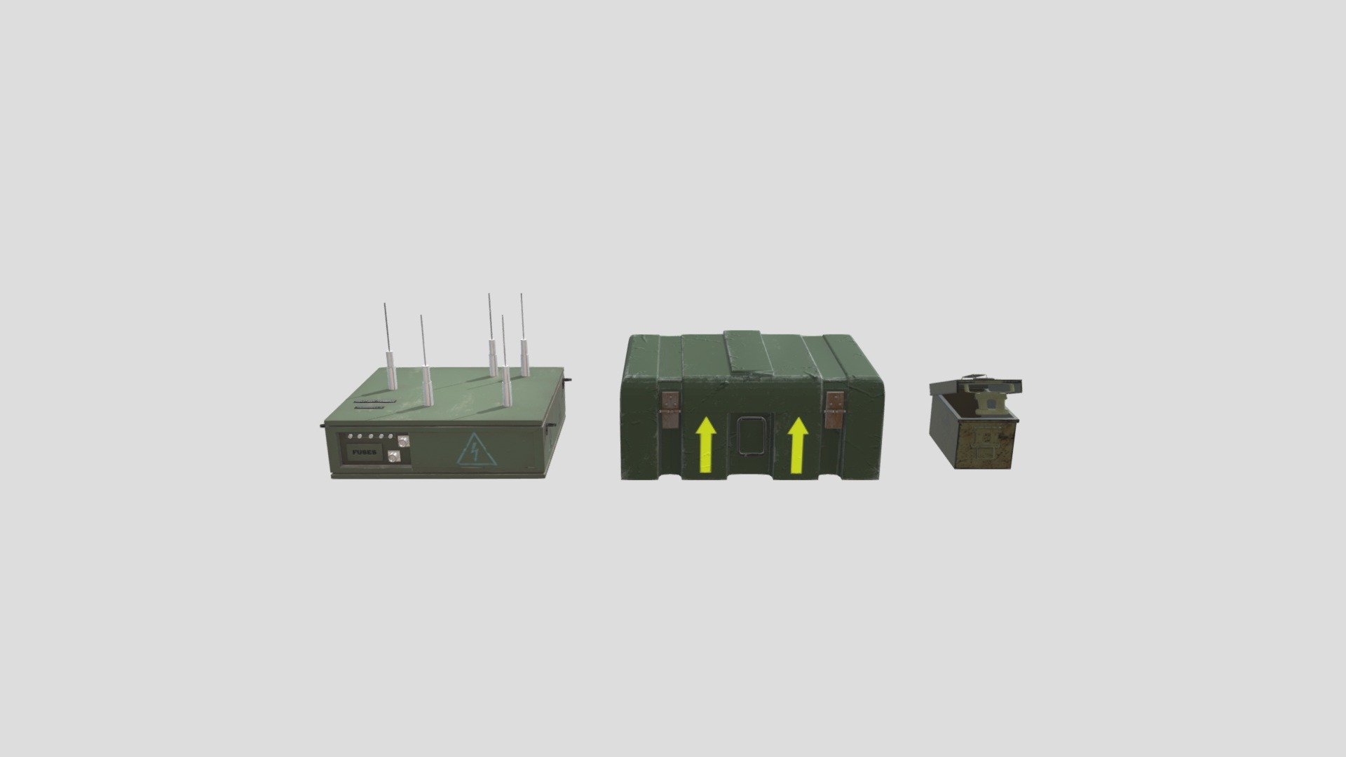 Military Props - Download Free 3D model by aldenchappell [00b8796 ...