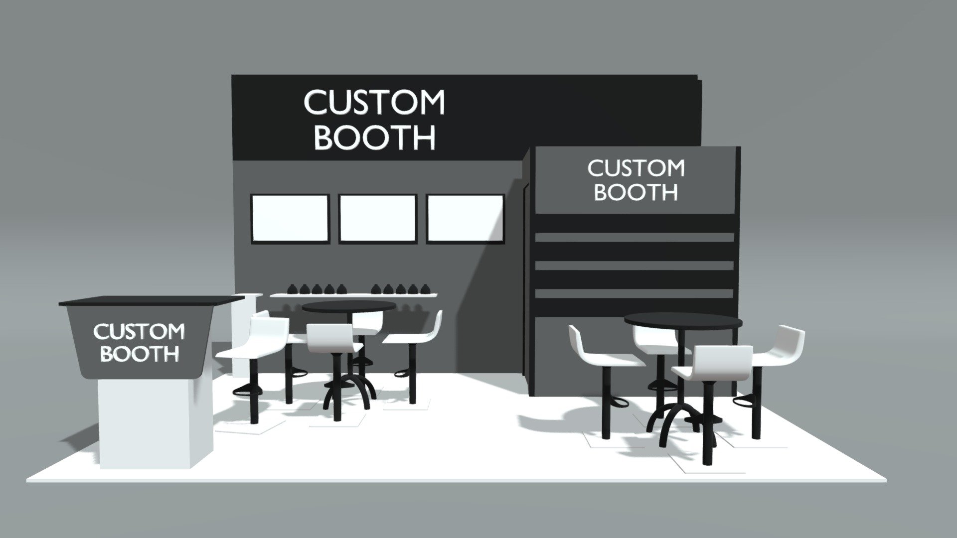 Mini Booth Outdoor - Download Free 3D model by ARKURNIAWAN [00b883d ...