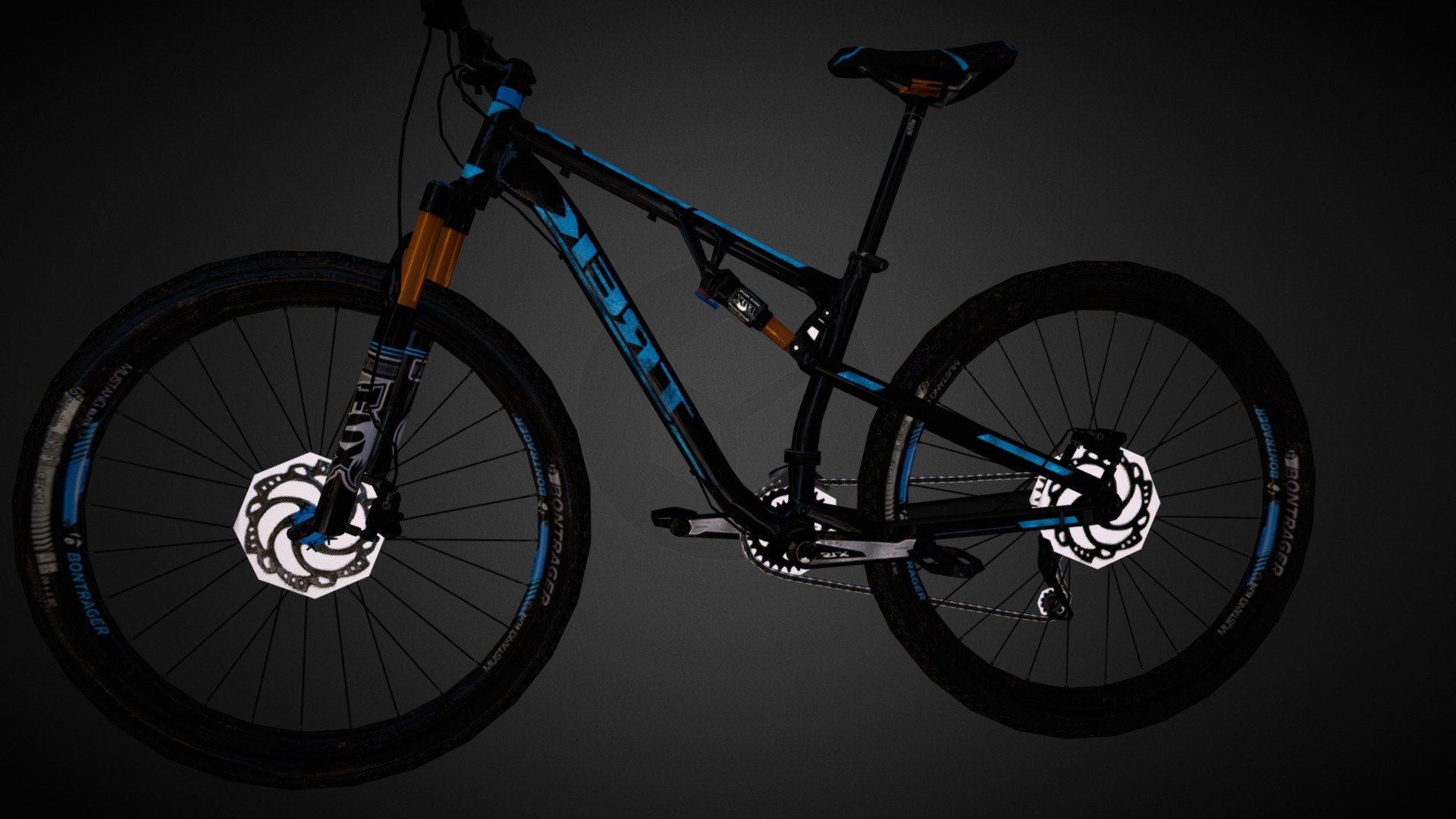 Trek Superfly FS8 Lowpolygon - 3D model by superbaby [00b8de4] - Sketchfab