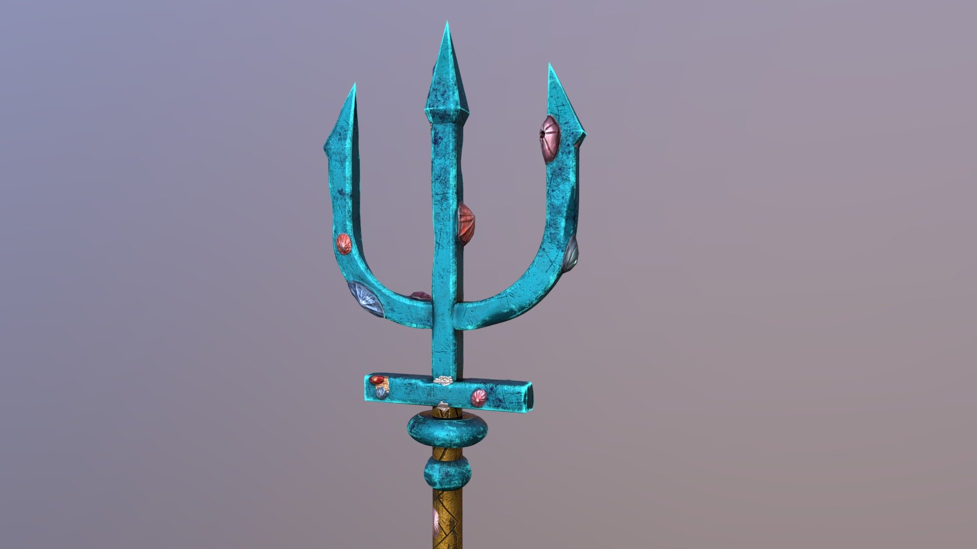 Water Wielder Trident - Buy Royalty Free 3D model by Matthew Slater ...