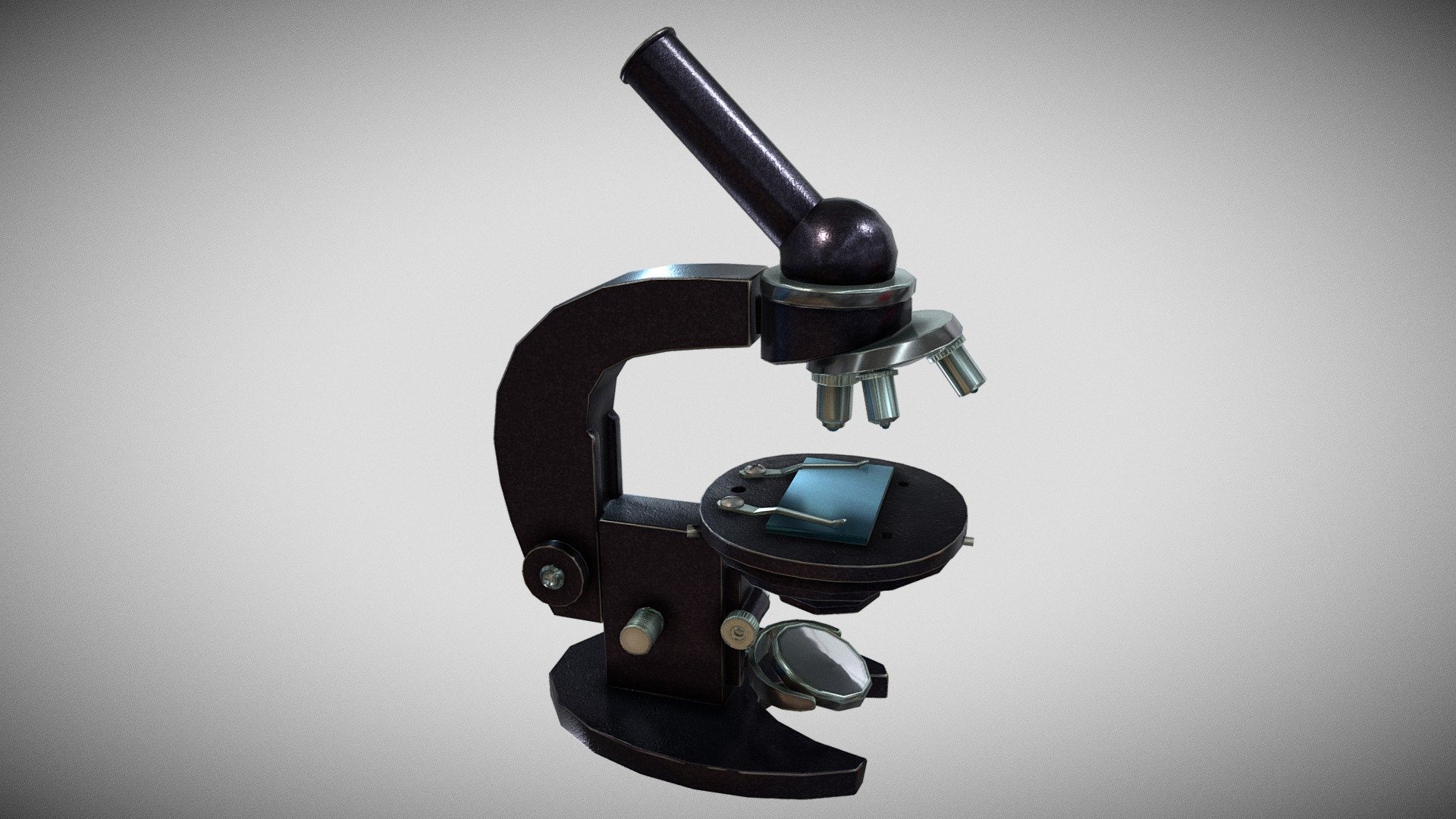 microscope of the times of the USSR "МБИ - 1" - Buy Royalty Free 3D ...