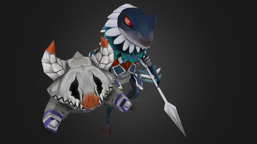 Lizard Man - 3D model by 0806chil [00bd47a] - Sketchfab