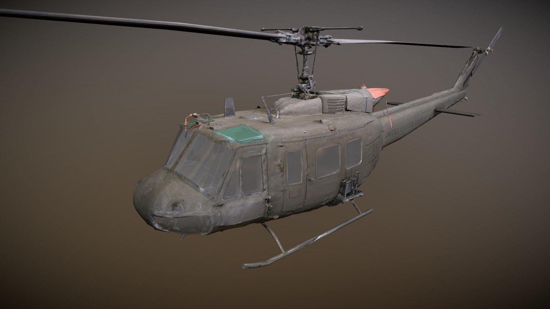 Bell UH-1 Iroquois - Buy Royalty Free 3D model by blackfirefilms ...
