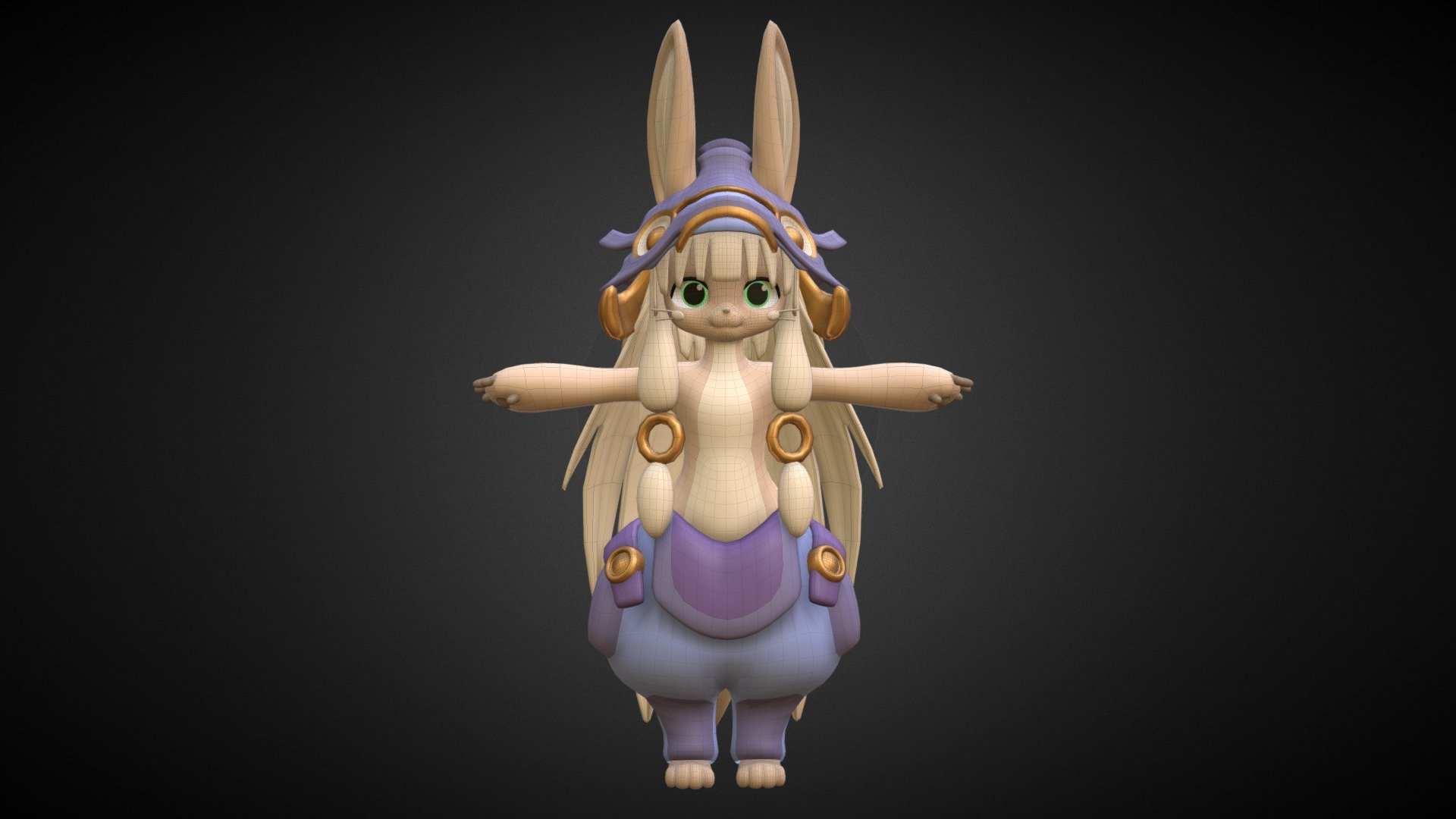 重拓扑娜娜奇（迭代终止） - Download Free 3D model by 取名字好难啊 (@12241218) [00bebd2] - Sketchfab