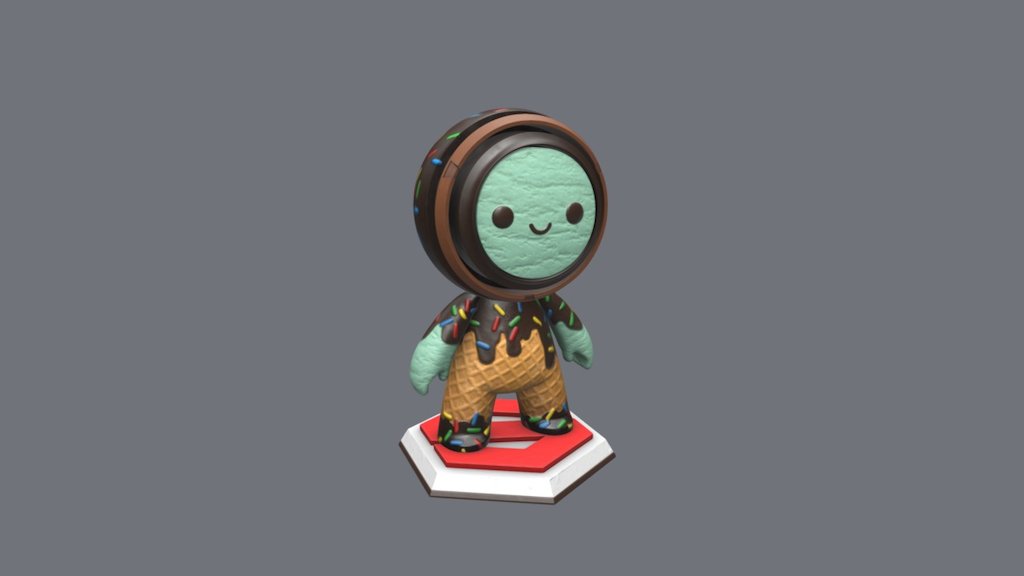 Substance Painter Contest - Meet Mat - Ice Cream - 3D model by ...
