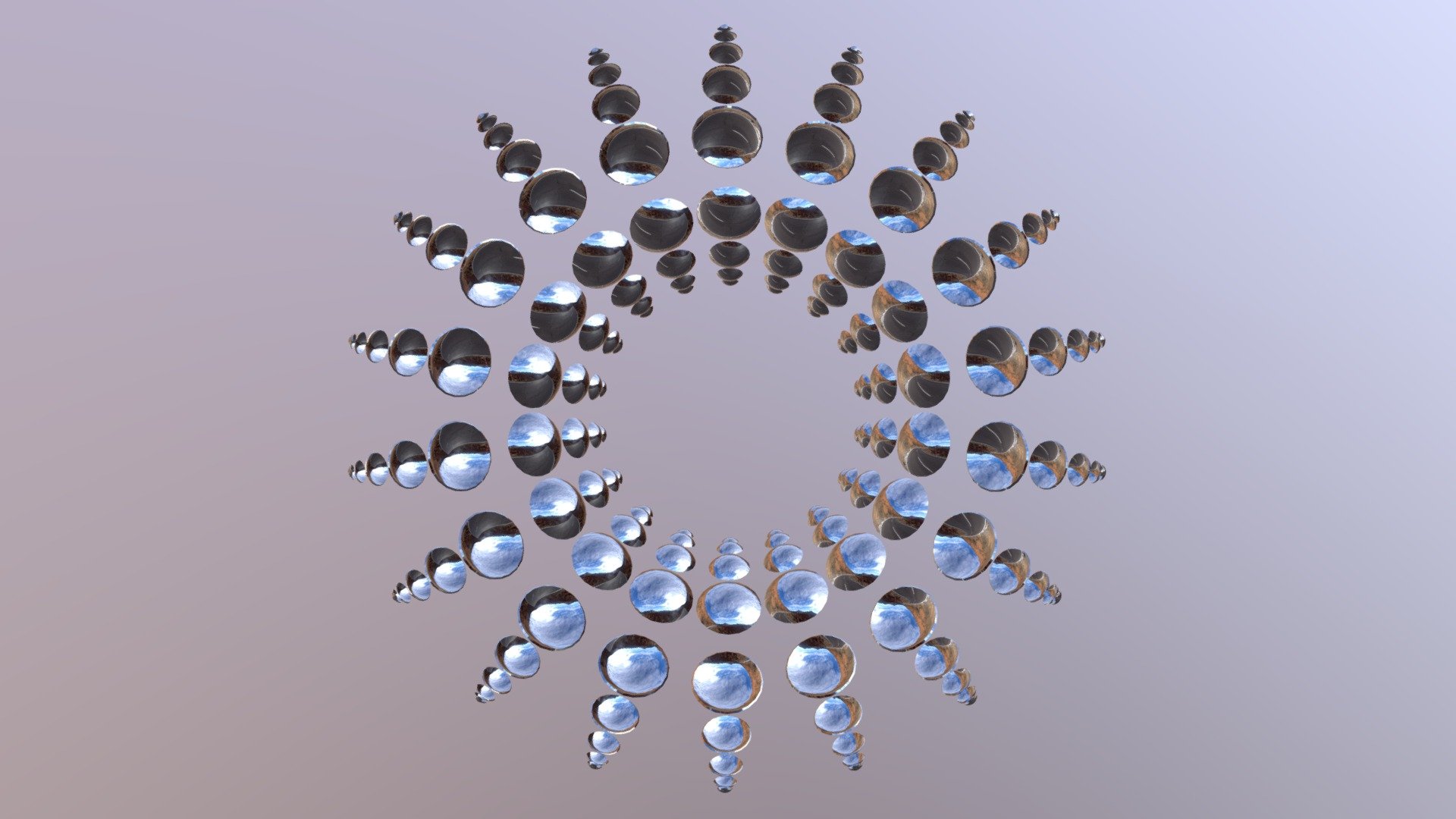 Kinetic Sculpture - 3D model by ぢ (@dipesh) [00c0c4f] - Sketchfab