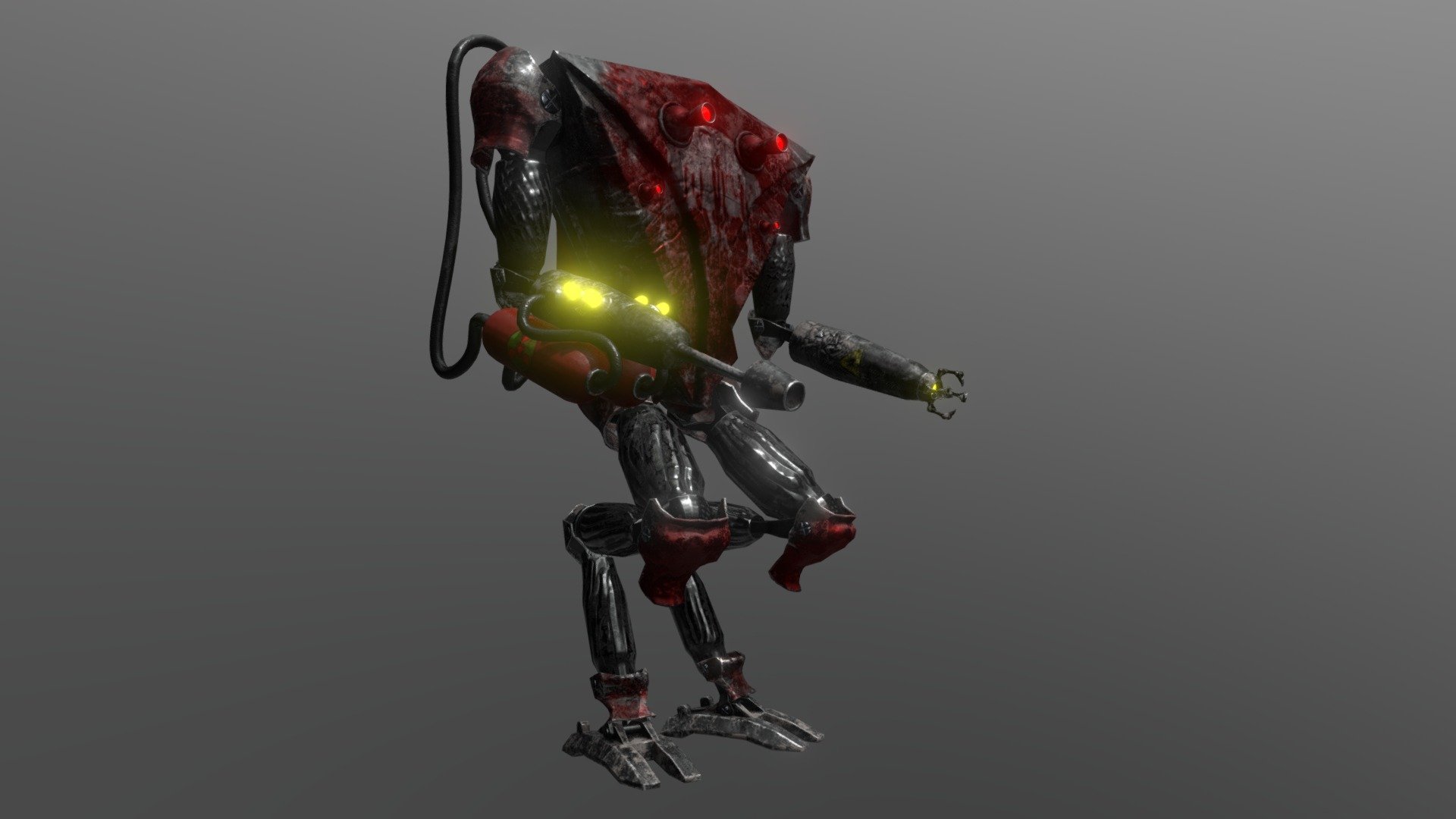 Warbot - 3D model by Nicholas Olsen (@Chainheart) [00c1140] - Sketchfab