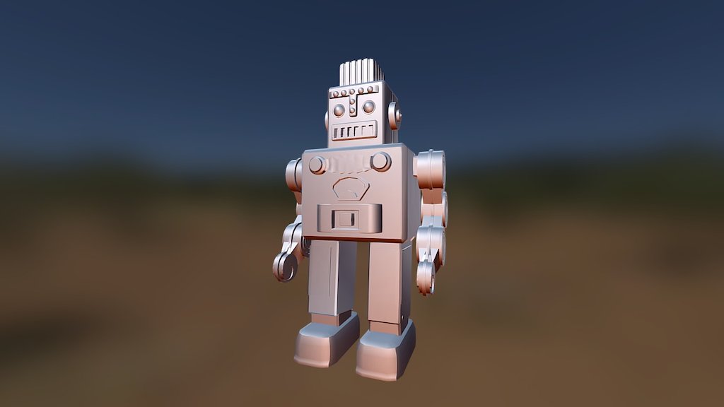 Smoking Robot - 3D model by Mikey Joseph (@MikeyJoseph) [00c1f88 ...