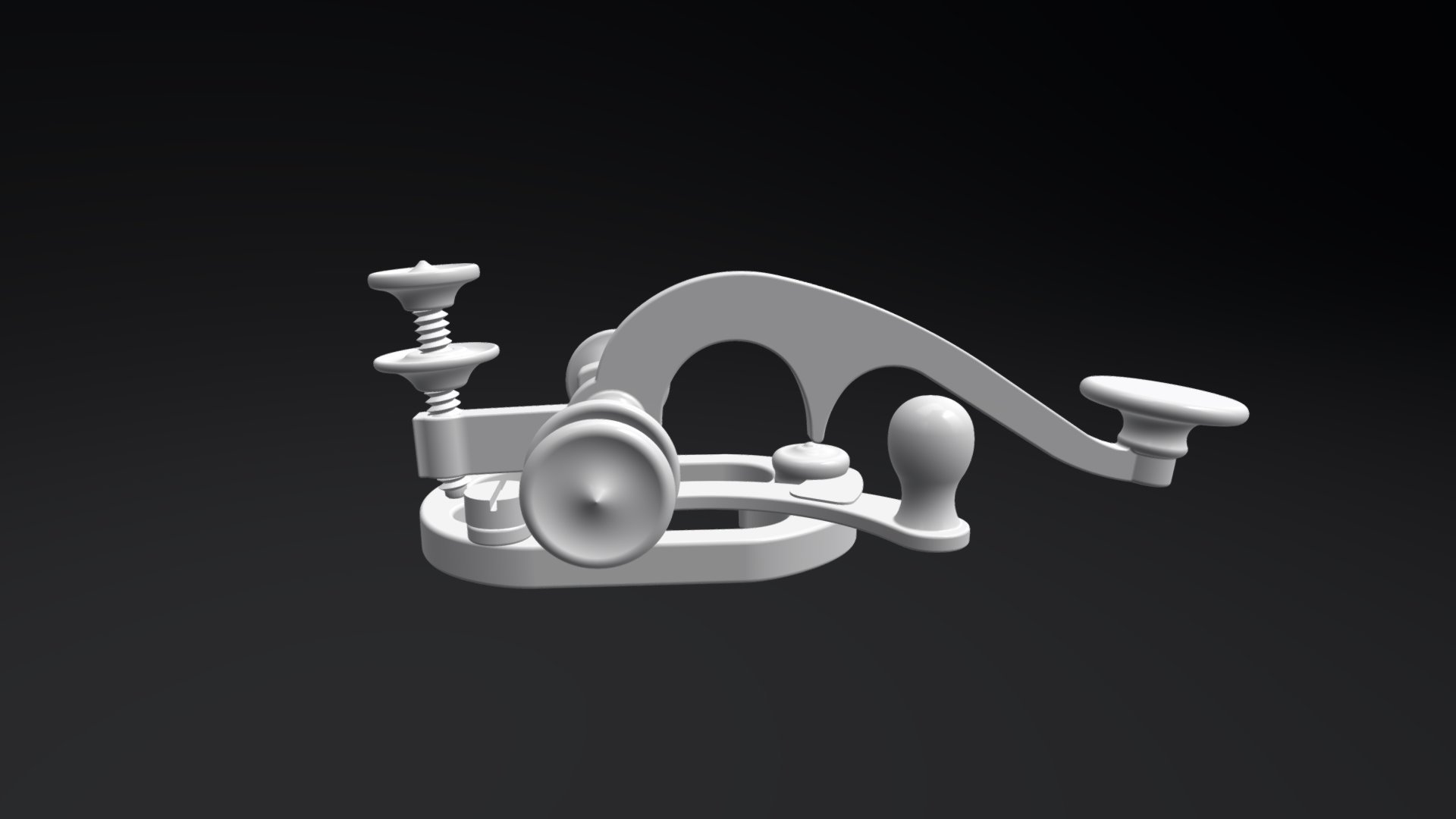 19th Century Telegraph Key - Download Free 3D model by Ingenium Canada ...