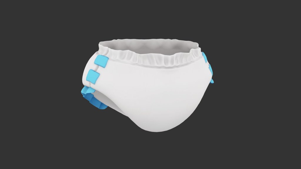 Diapers - A 3D model collection by Broken Satellite (@SirAlden) - Sketchfab