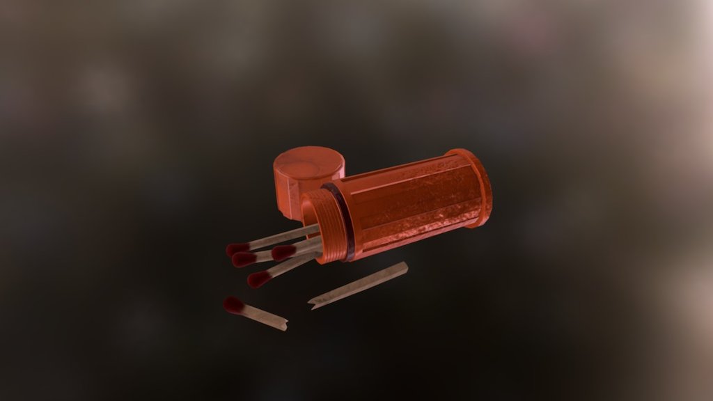 Textured Matchbox - 3D model by hannahmariah [00c4dbd] - Sketchfab