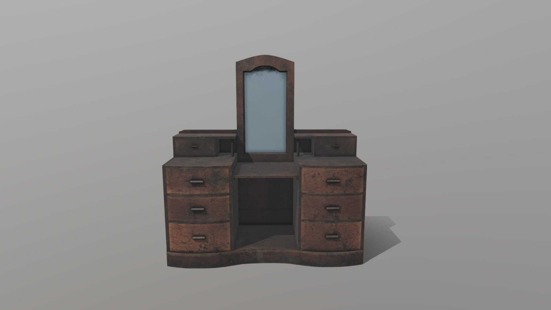 Wooden Desk - 3D model by Akash Kumar (@akashk) [00c6615] - Sketchfab