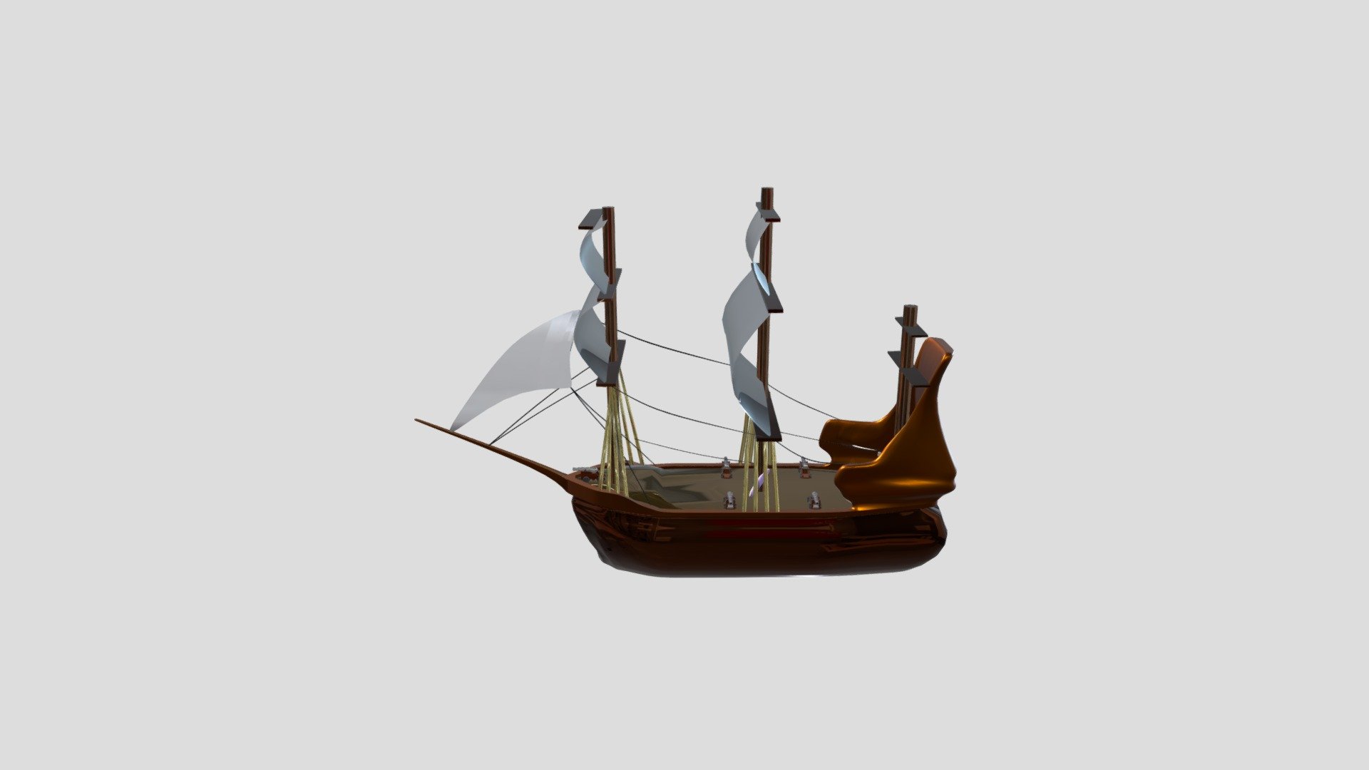 Larry_ Pa_ Grape_and_ Mr._ Lunt's_ Pirate_ Ship - Download Free 3D ...