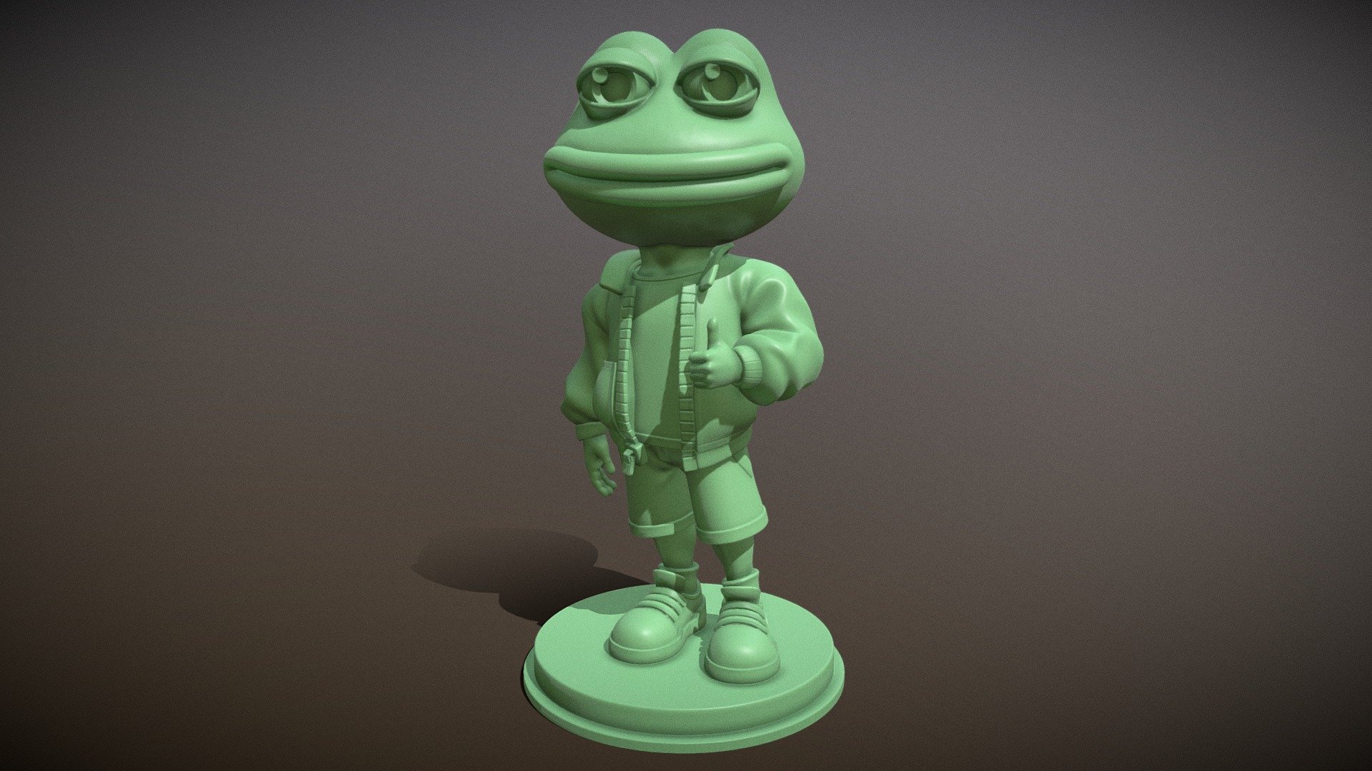 Pepe the frog - 3D model by Ilkes [00ca4d6] - Sketchfab