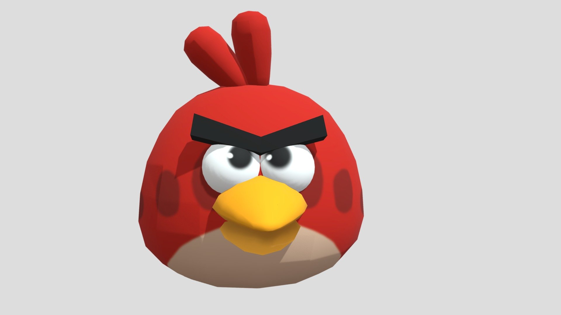 Angry Birds Classic: Red Bird Model - 3D model by AngryFlockinBird ...