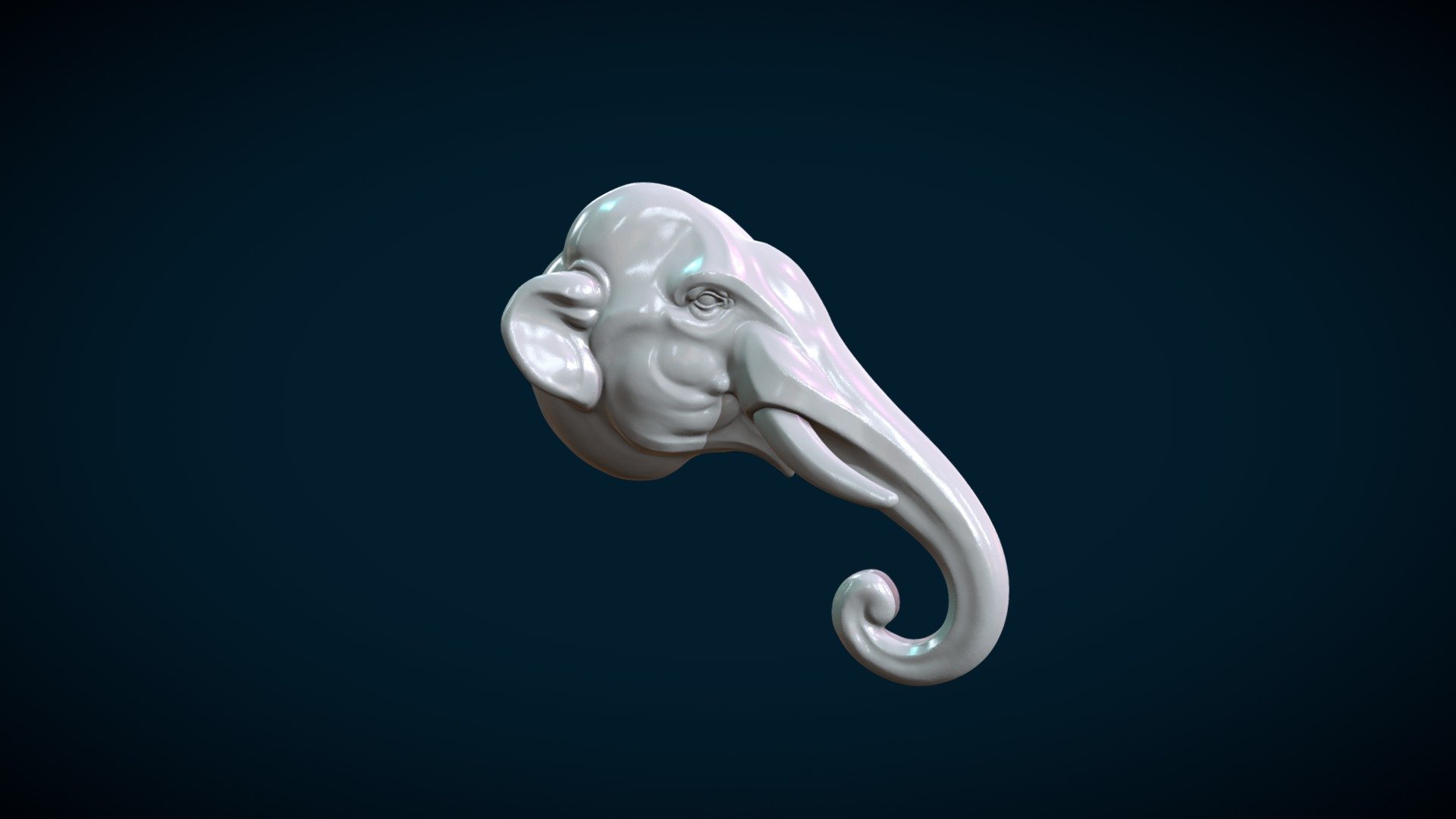 Elephant head - 3D model by Skazok [00cd0fa] - Sketchfab