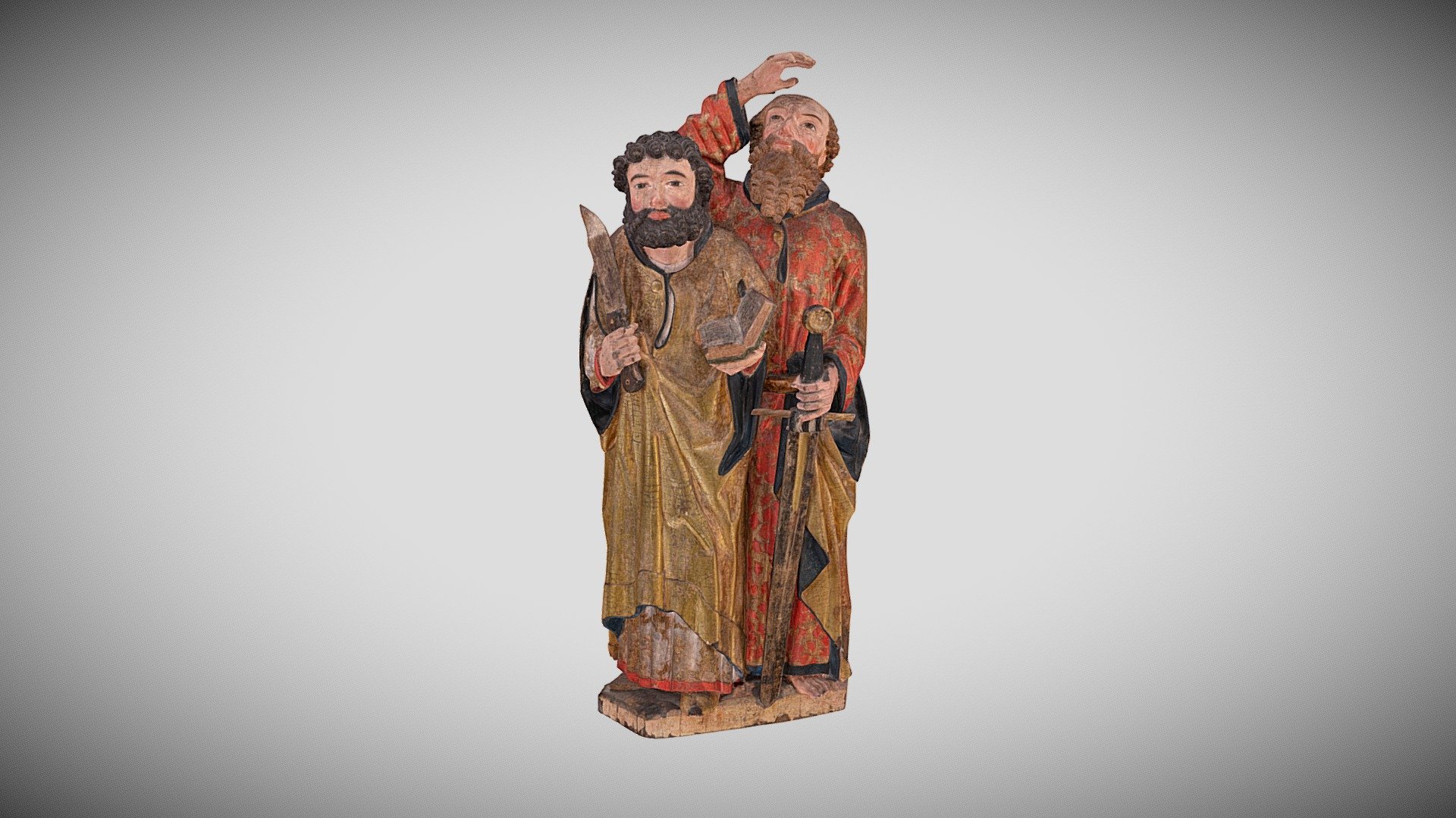 Paul and Bartholomew, f 5-6 - 3D model by Archaeovision [00cd185 ...