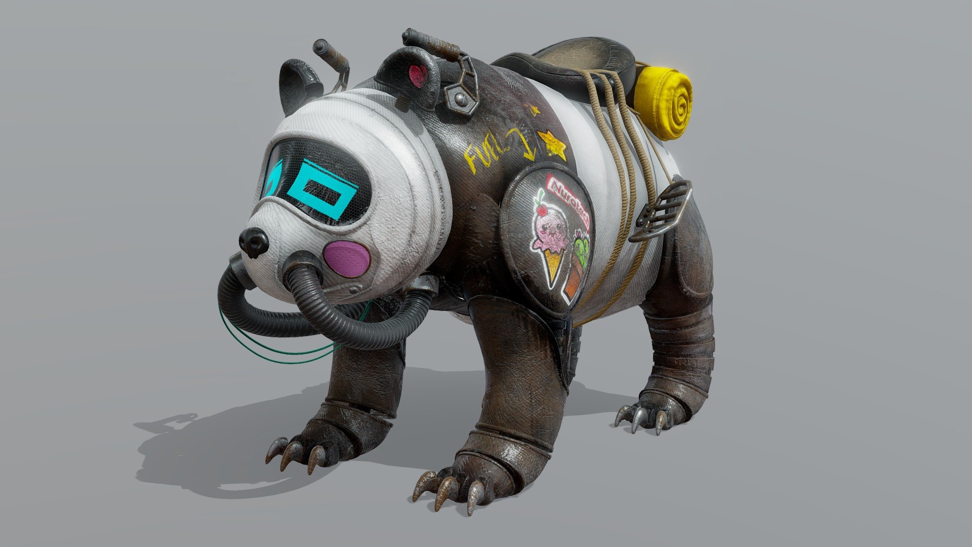 Panda Idle - 3D model by ZavalasAgent [00ce16f] - Sketchfab