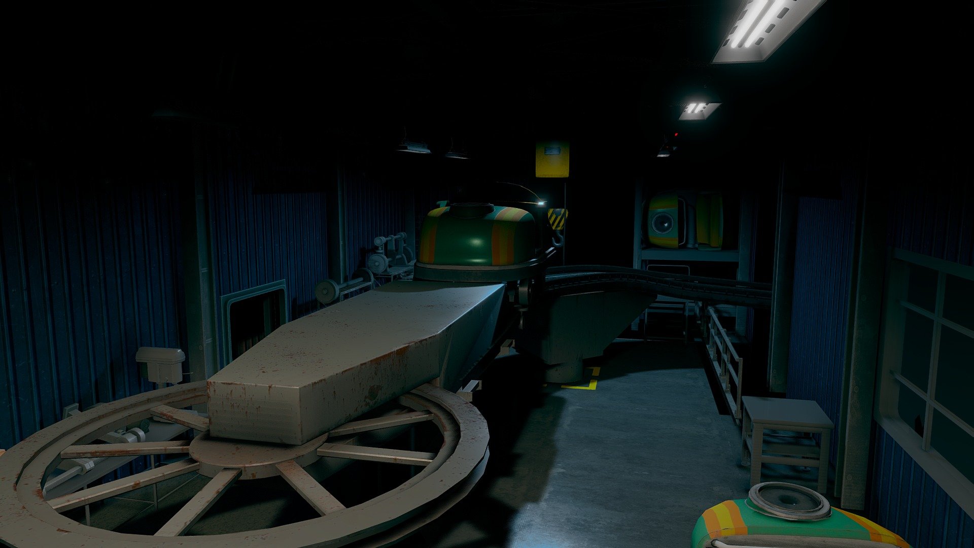 Fnaf SOTM DollHospital DarkRide Exit - Download Free 3D model by ...
