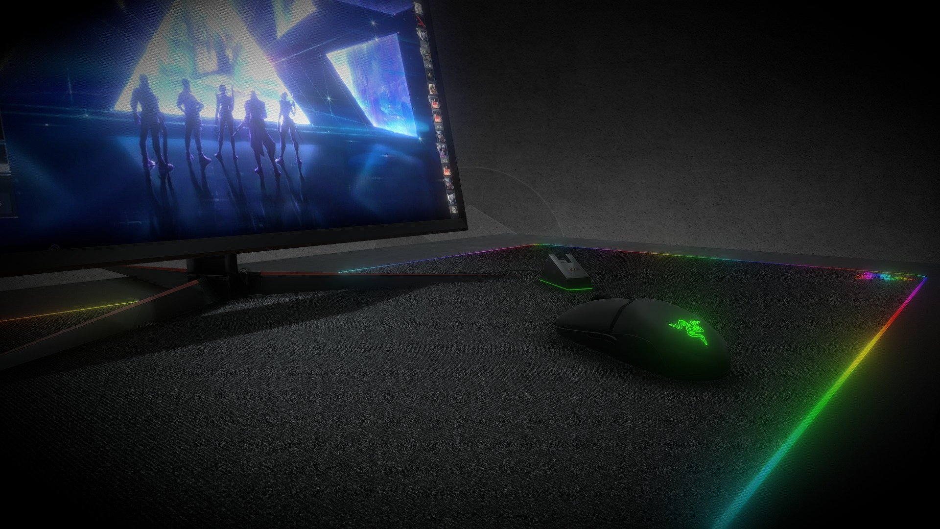 Razer Setup Scene - Download Free 3D model by Brendan Wood ...