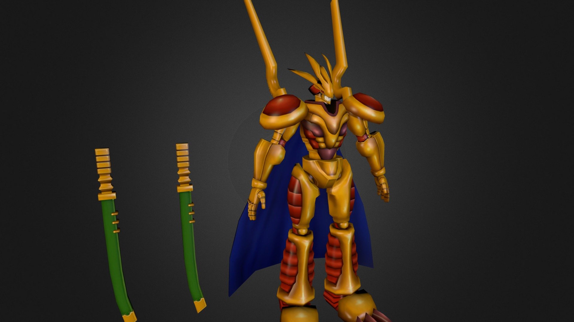 PC Computer - Digimon Masters - Grademon - 3D model by rogarmao ...