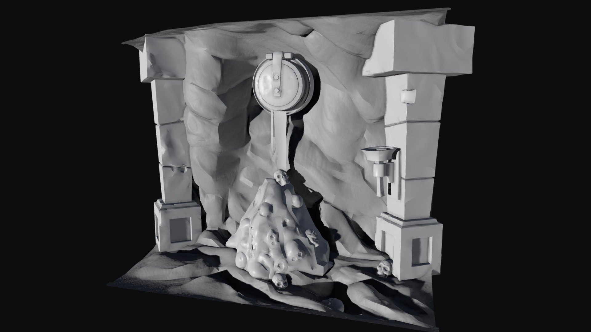 SculptJanuary2018 18 - Cave - 3D model by plasmaernst [00d21c4] - Sketchfab