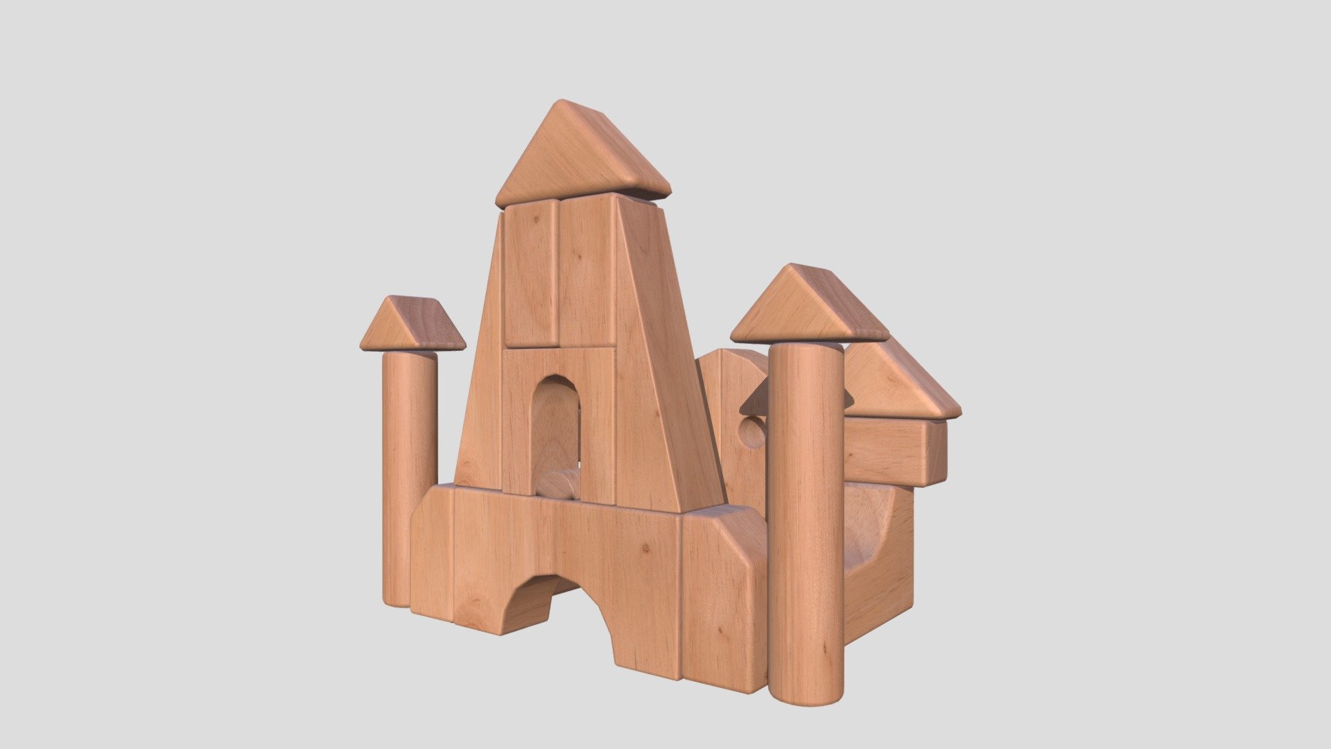 Unit Block Castle - Download Free 3D model by Gaializm [00d7144 ...