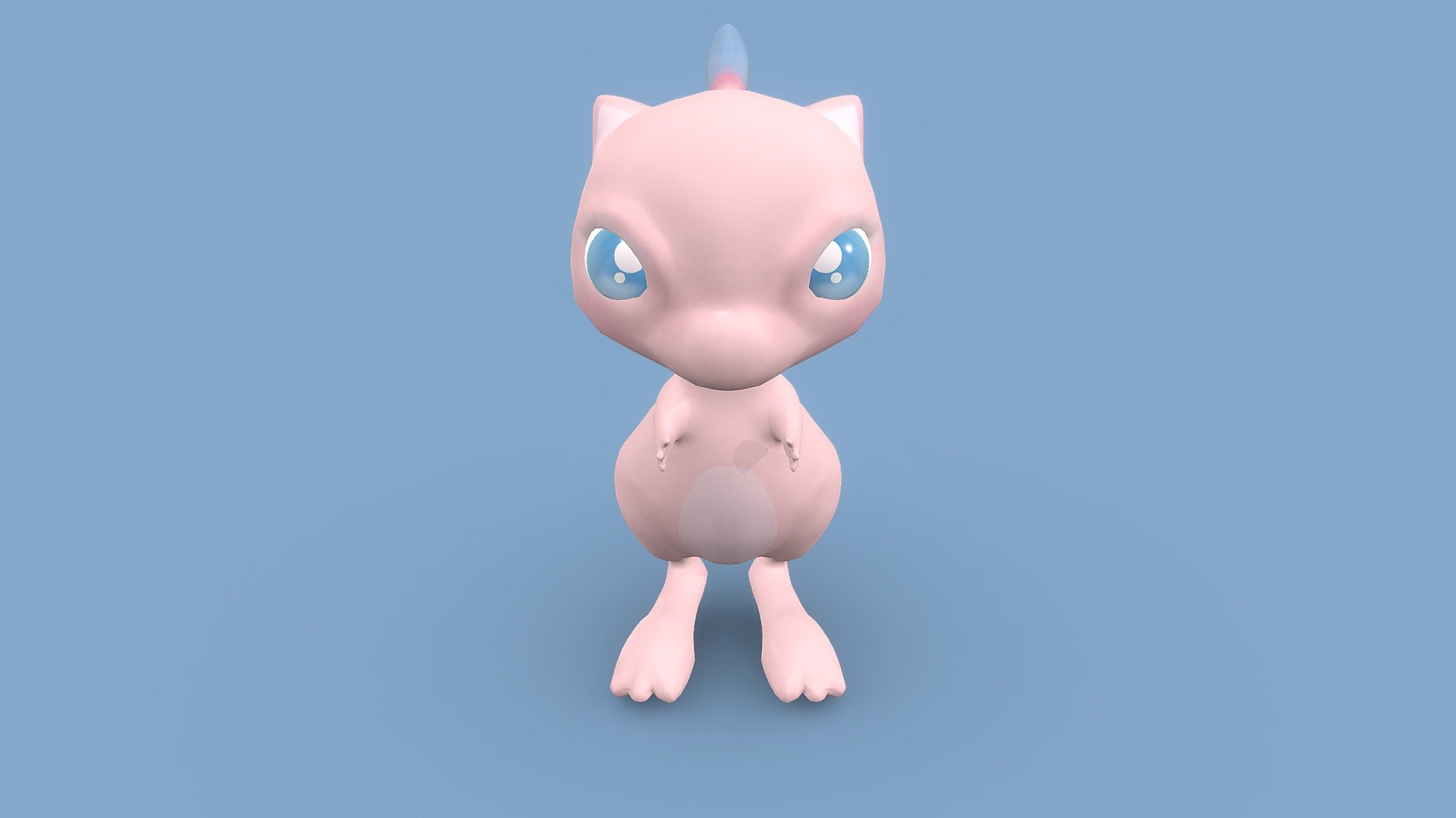 Mew - Download Free 3D model by Diego Aguilar (@diegoas212) [00d72fb ...