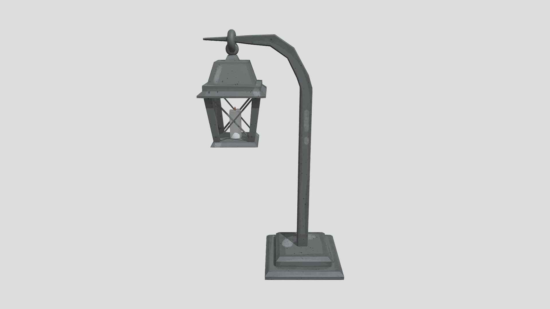 Lantern With Stick - 3D model by JonnaRoos [00d8abc] - Sketchfab