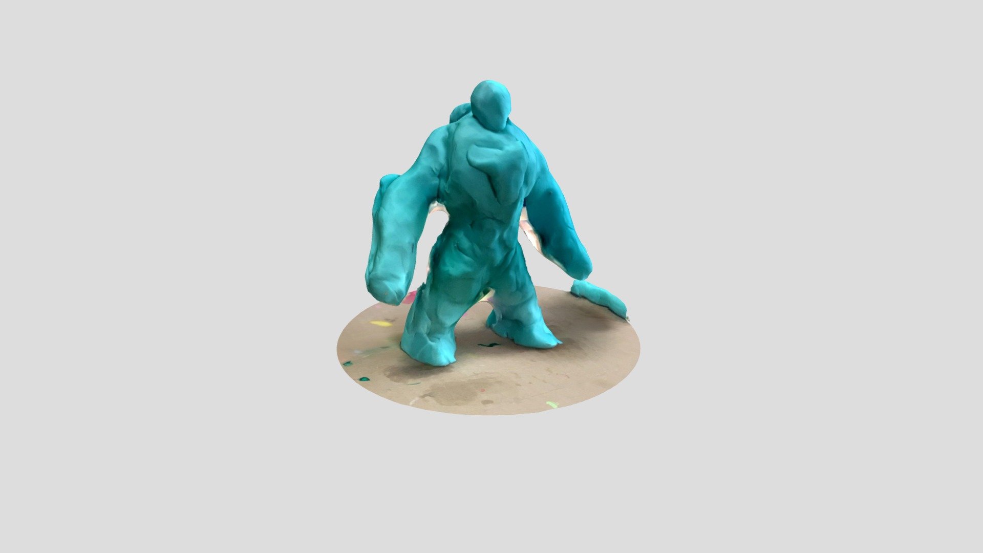Clay Robot 02 - 3D model by asaito [00db3d4] - Sketchfab