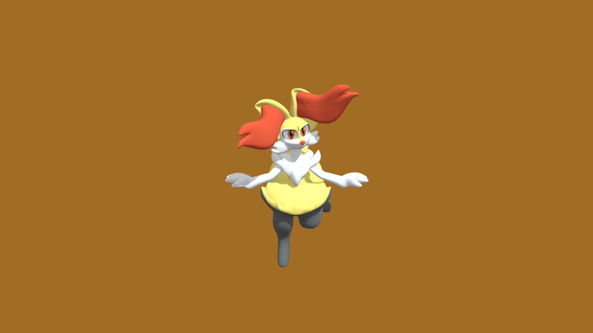 Vrchat/ChilloutVR Braixen-Free Download in Desc - 3D model by ...