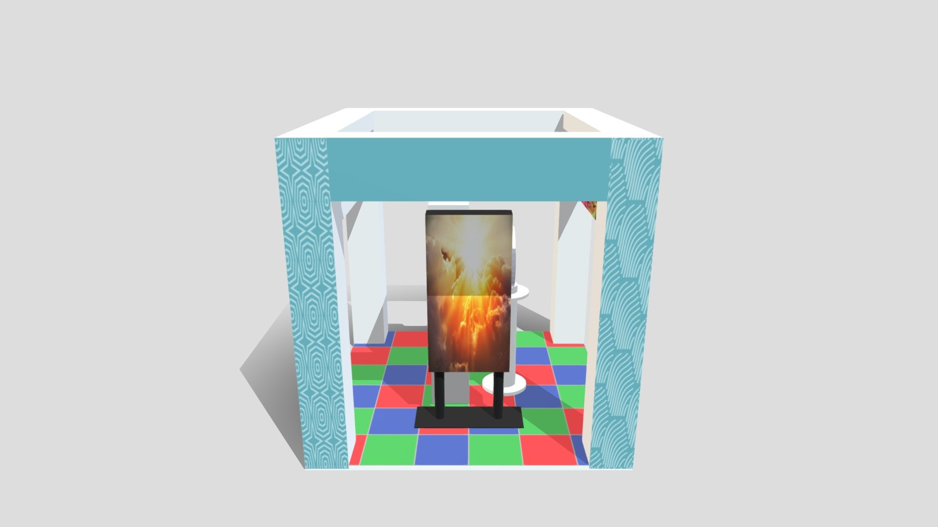 3x3M Stand - Option 2 - 3D model by Dominion Print / One19 Creative ...