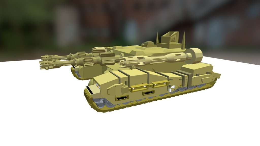 Military Tank - 3D model by SireeishDesai [00df63a] - Sketchfab