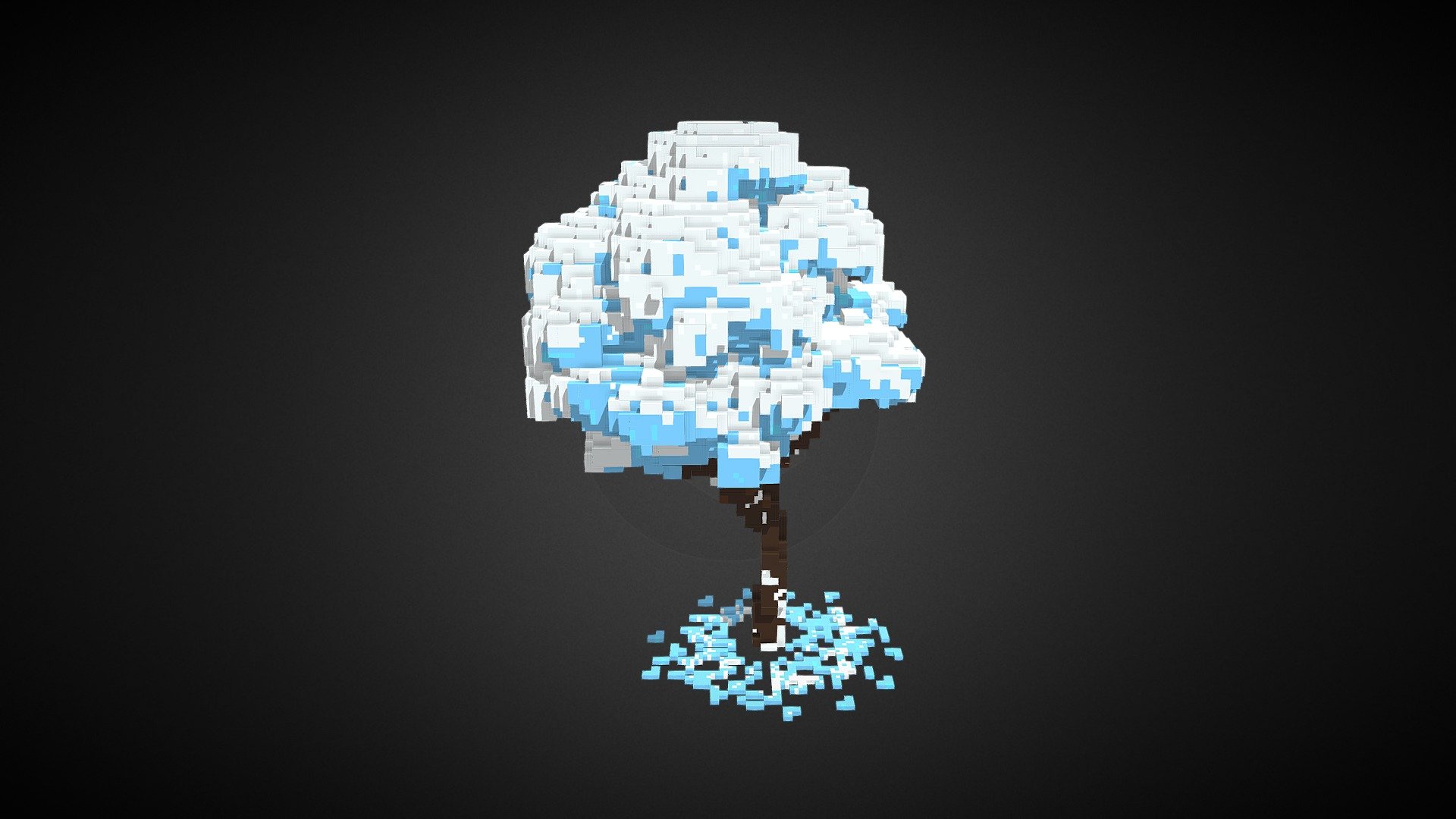 Ice Tree - 3D model by poypinkulo [00e0b63] - Sketchfab