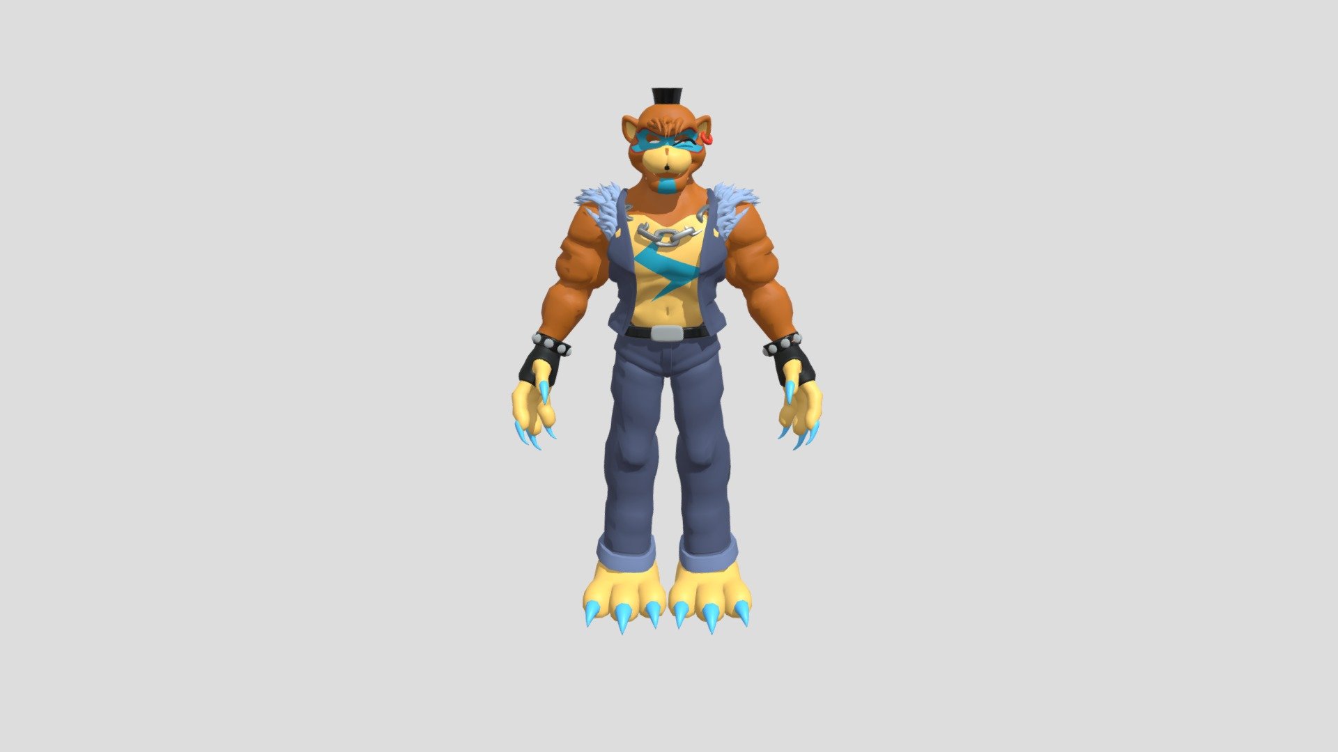 Glamrock Freddy FR By DOM Studio - Download Free 3D model by ...